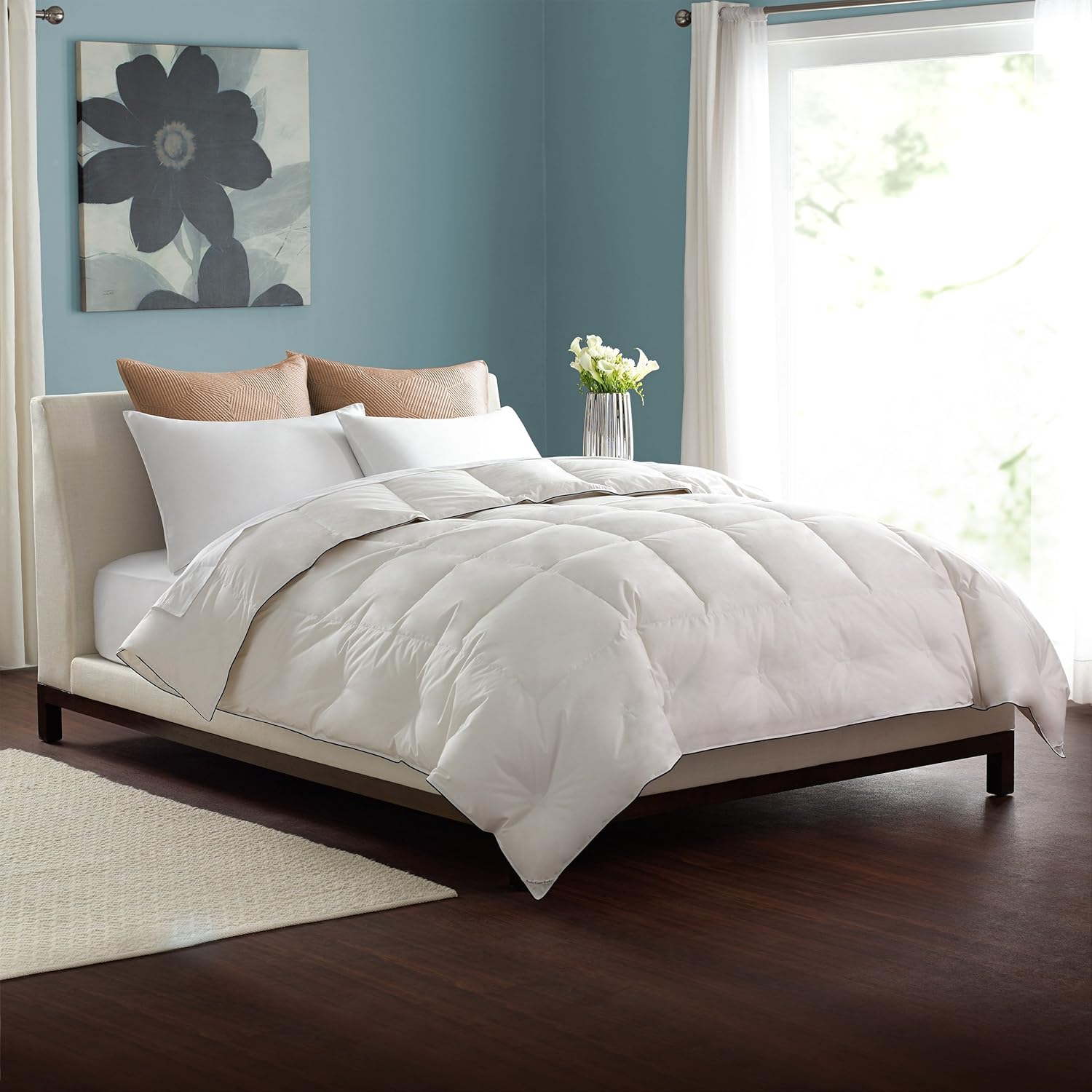 Amazon.com: Pacific Coast Light Weight Comforter 300 Thread Count 550 ...
