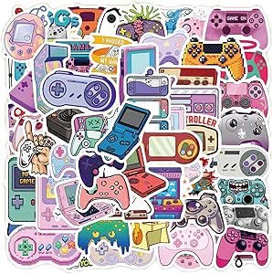 Amazon.com: 60 Pcs Gaming Stickers for Teen Boys & Kids - Waterproof ...