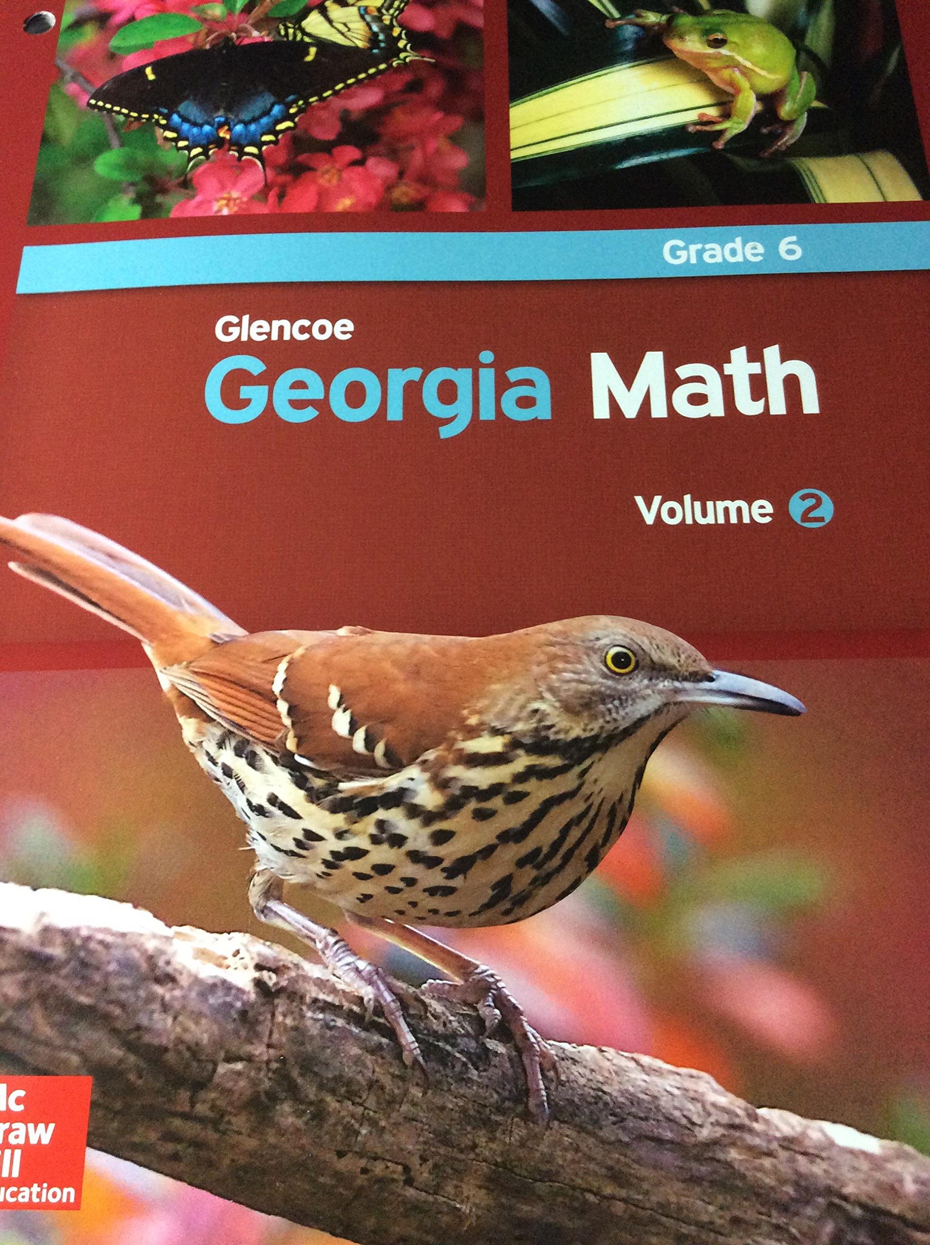 Glencoe Georgia Math Volume 2 grade 6: unknown author: 9780076654840 ...