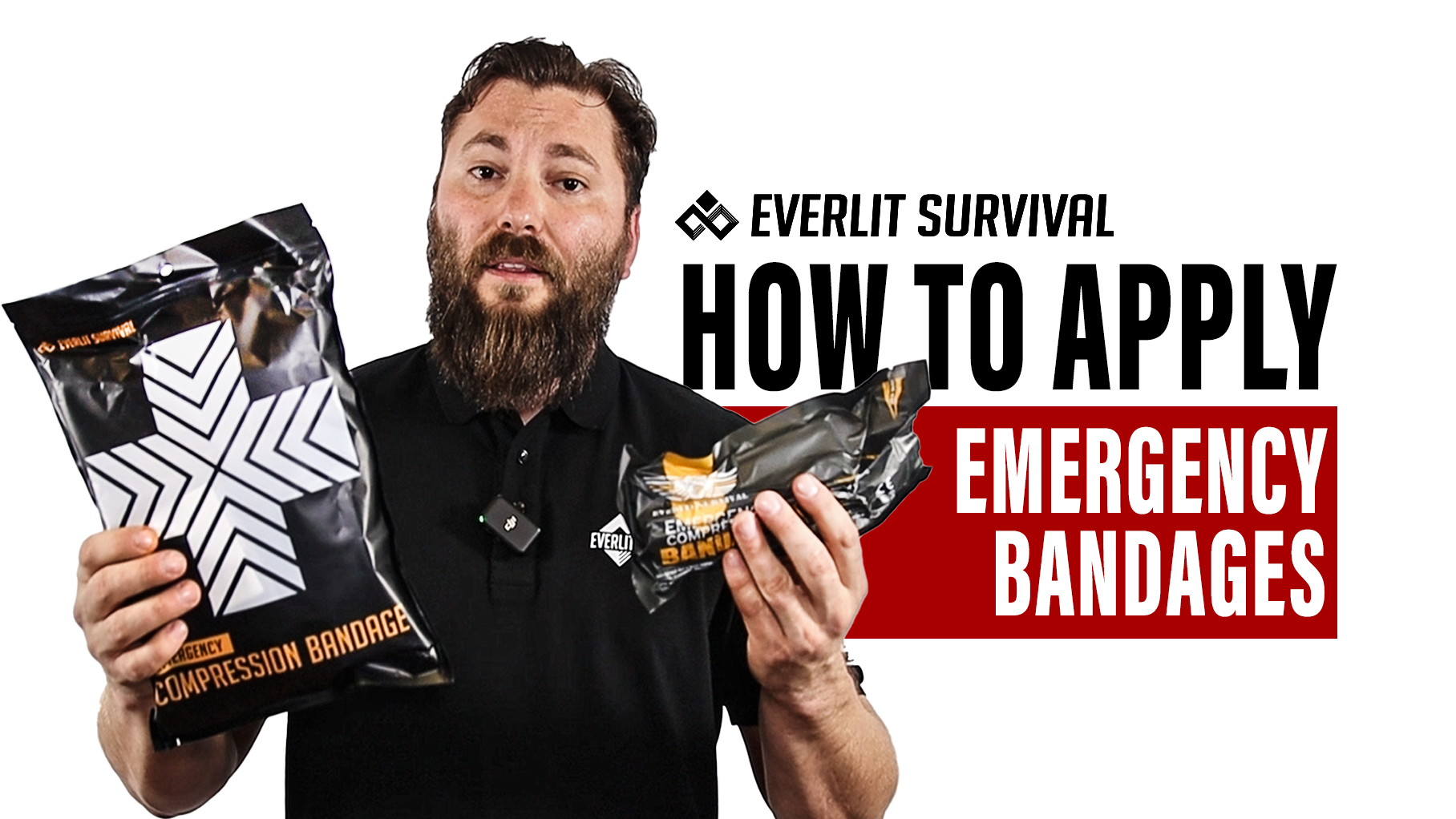 Watch How to Apply Emergency Compression Bandages on Amazon Live