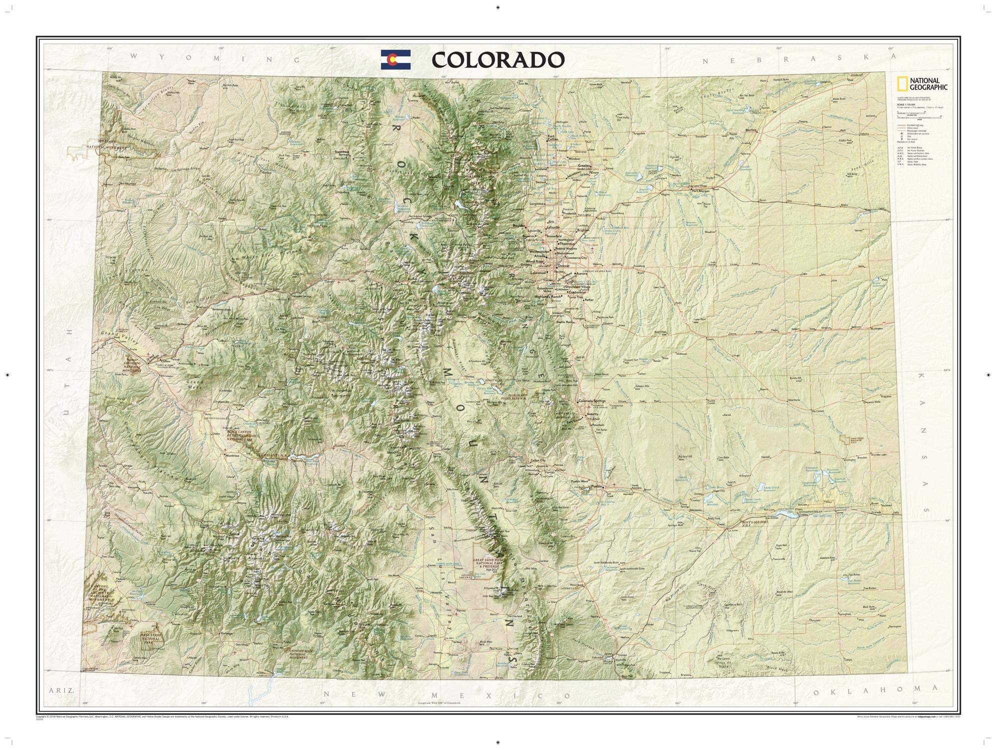Mapa De La Zona De Caza De Colorado Mapa Pistas El Colorado El