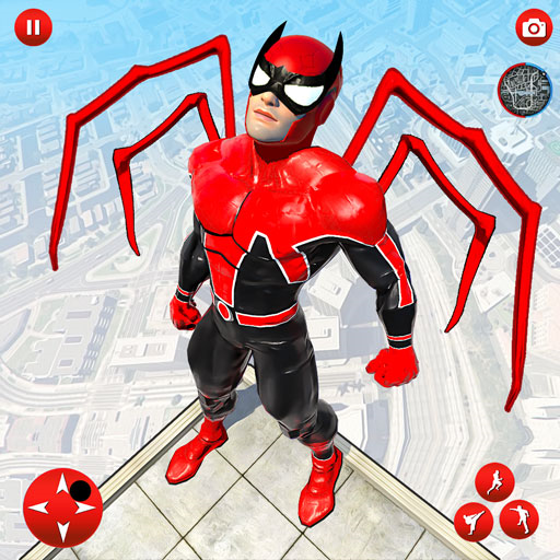 Spider Rope Hero Spider City Game | Miami Spider Rope Hero Gangster ...