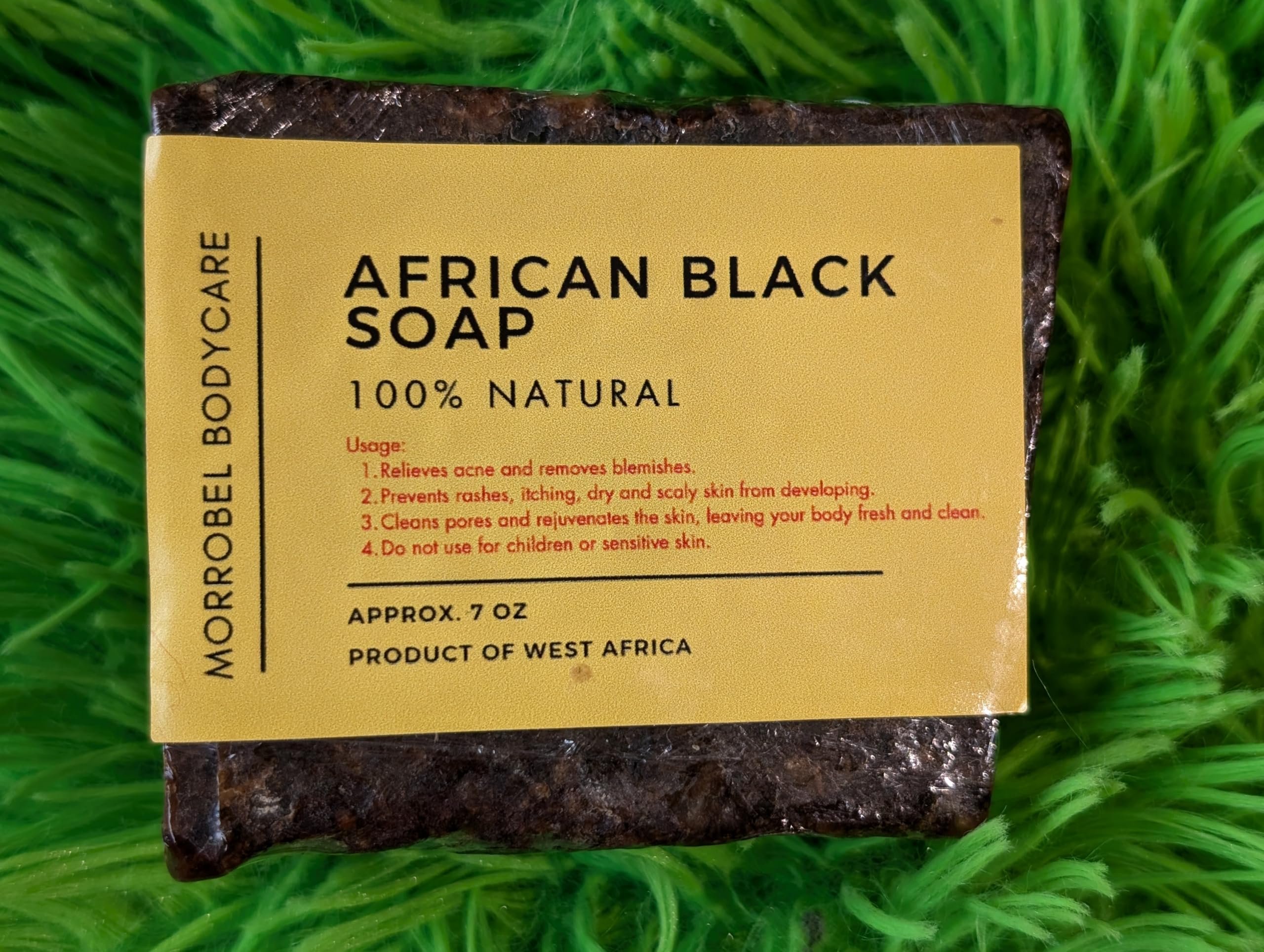 Amazon.com : Morrobel Bodycare African Black Soap : Beauty & Personal Care