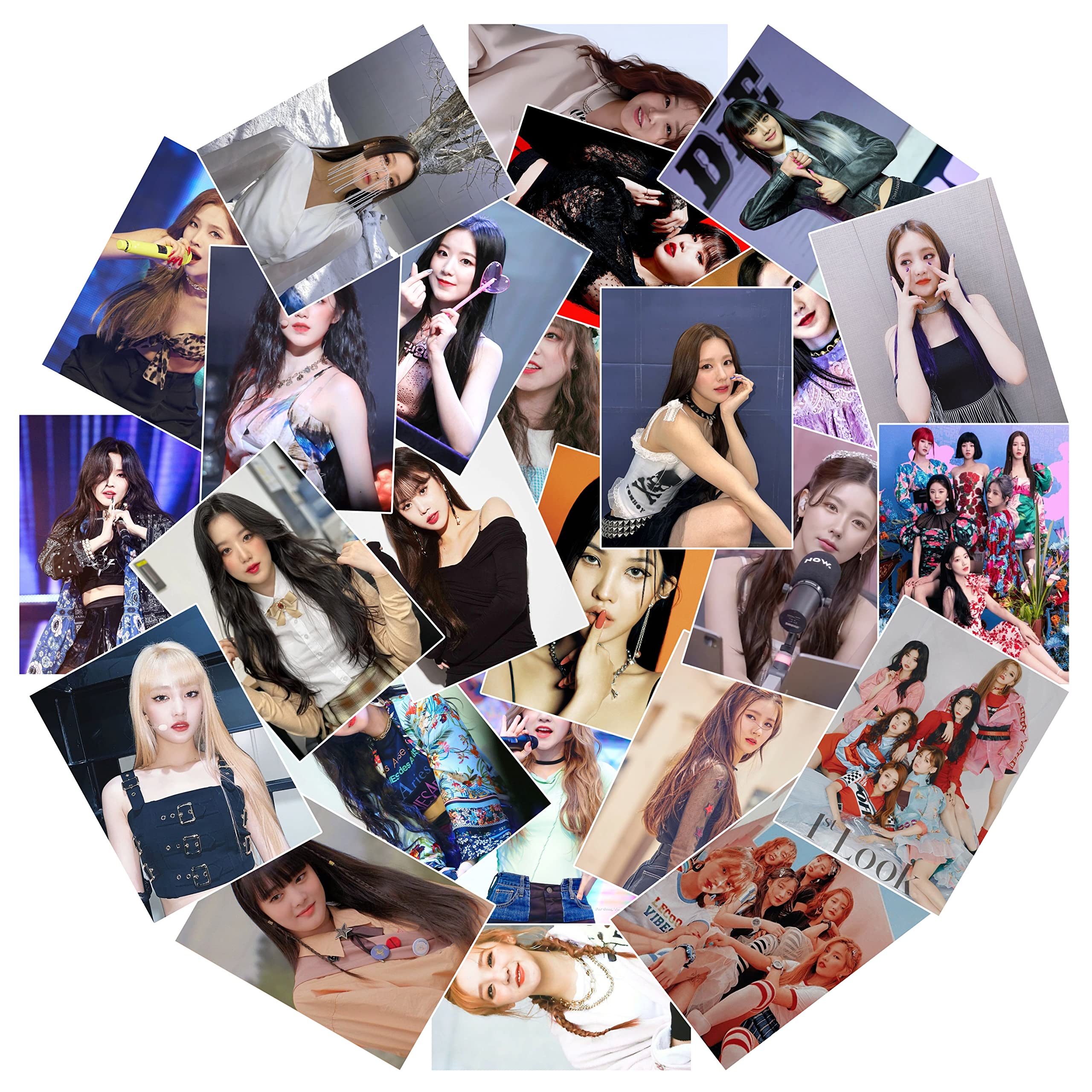 Amazon.com: G Idle Stickers - 25 PCS Vinyl Decal Kpop Photocard Set ...
