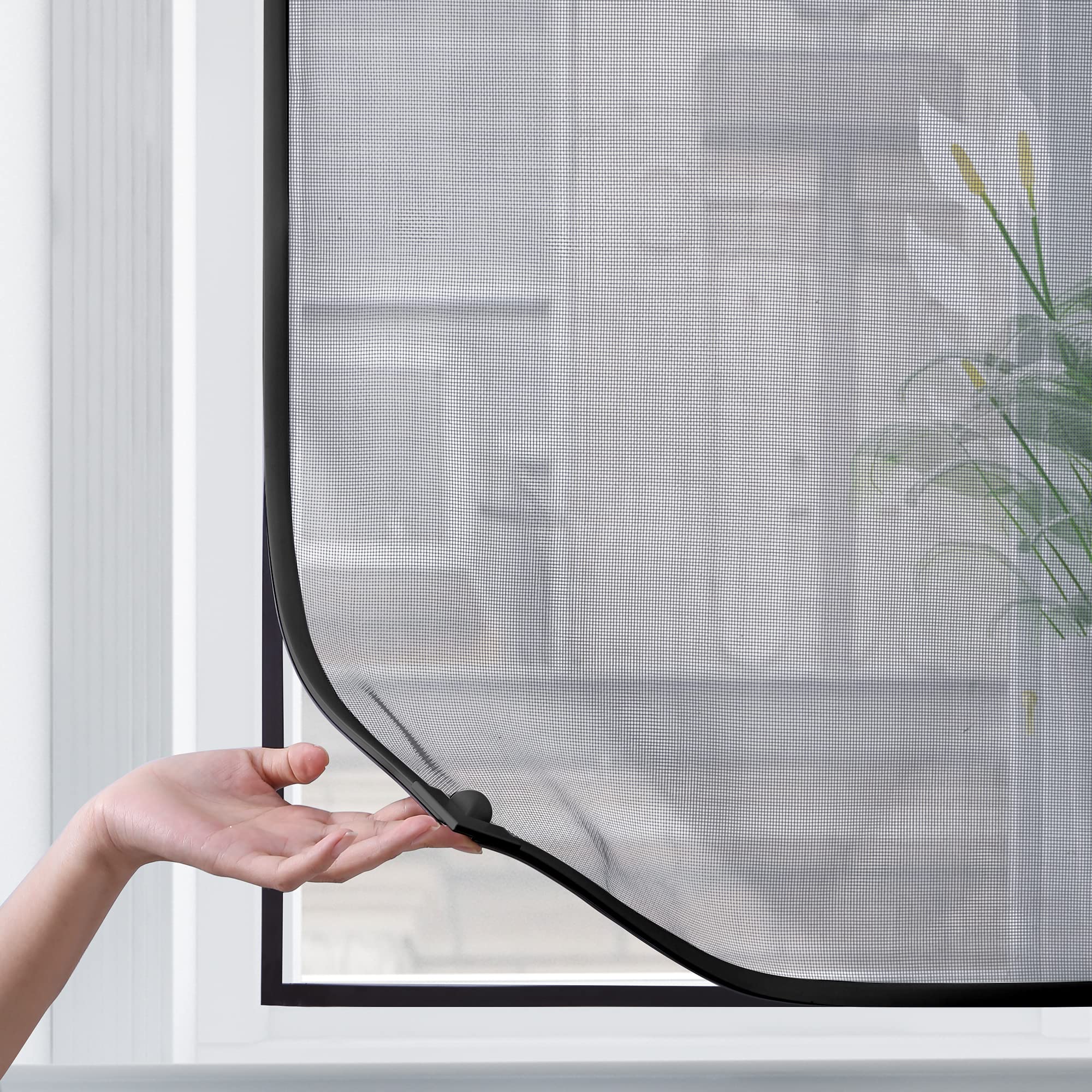 Snapklik.com : BAFLOTEX DIY Magnetic Window Screen Replacement ...