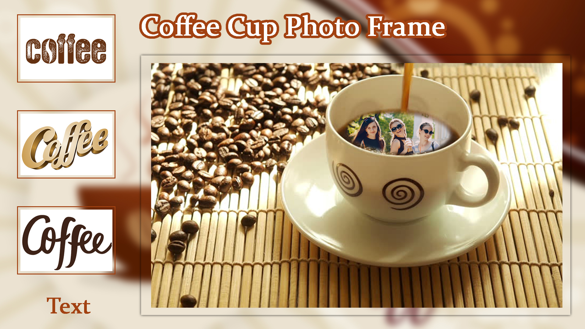 Coffee Cup Photo Frames - App on Amazon Appstore