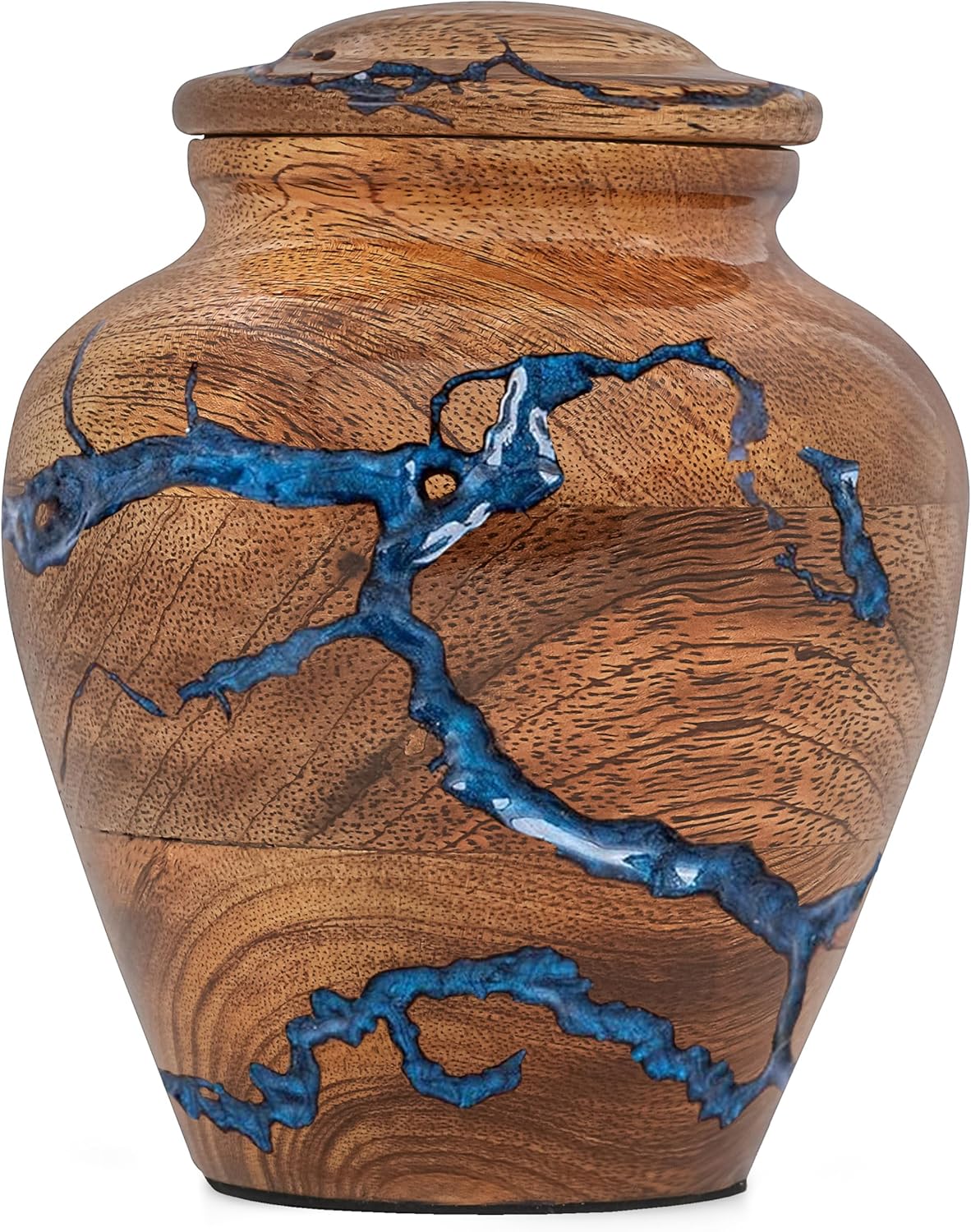 Amazon.com: Unique Wooden Urn for Human Ashes Adult Male & Female ...