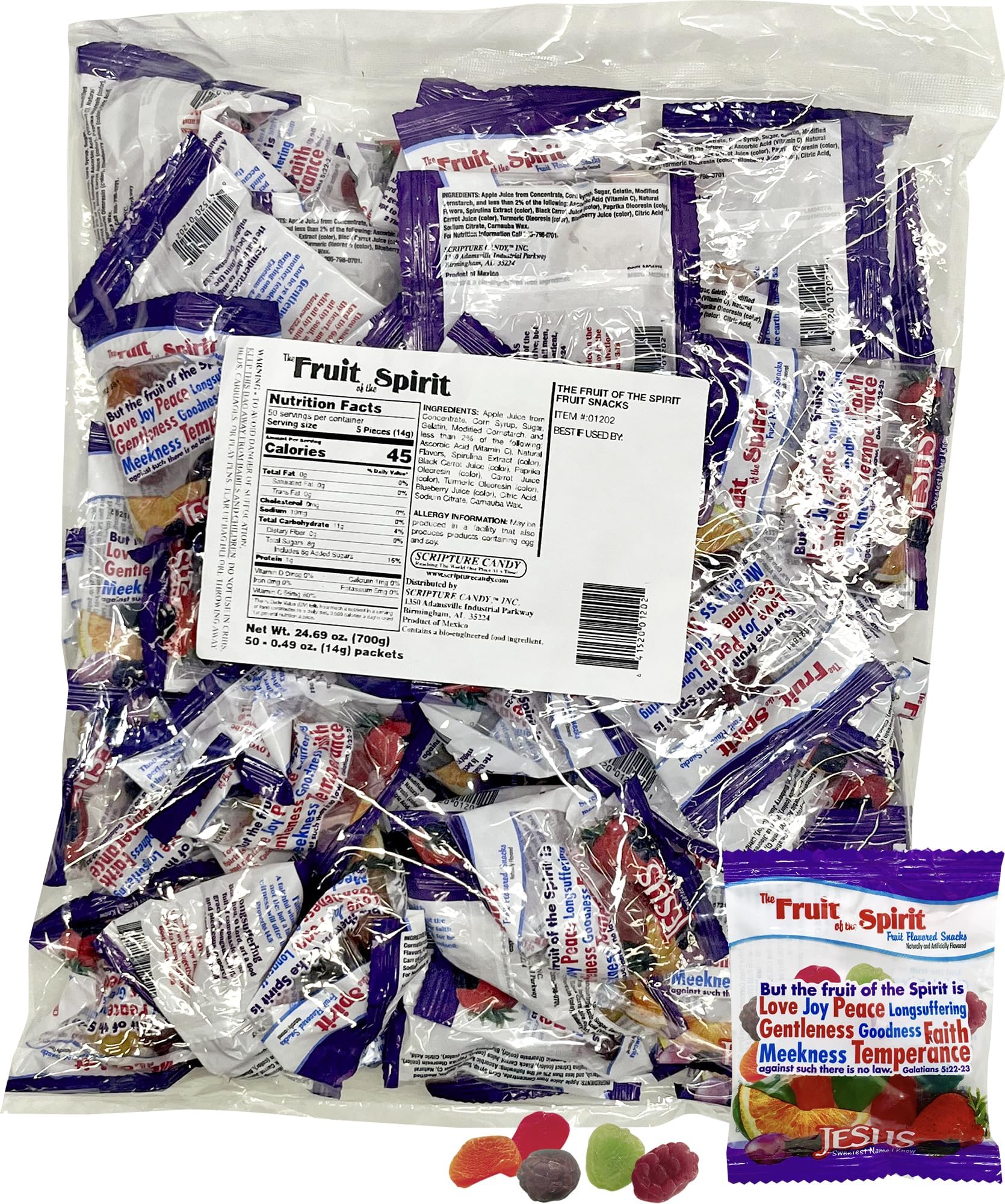Amazon.com: Scripture Candy, Old-Fashioned Soft Peppermint 2LB Bag, 160 ...