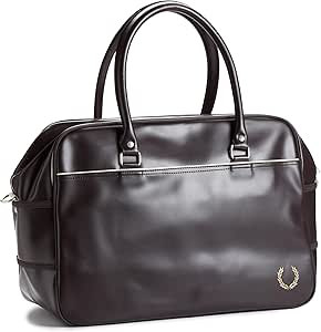 Amazon.com: Fred Perry Luggage Holdall Bag, Dark Chocolate, One Size ...