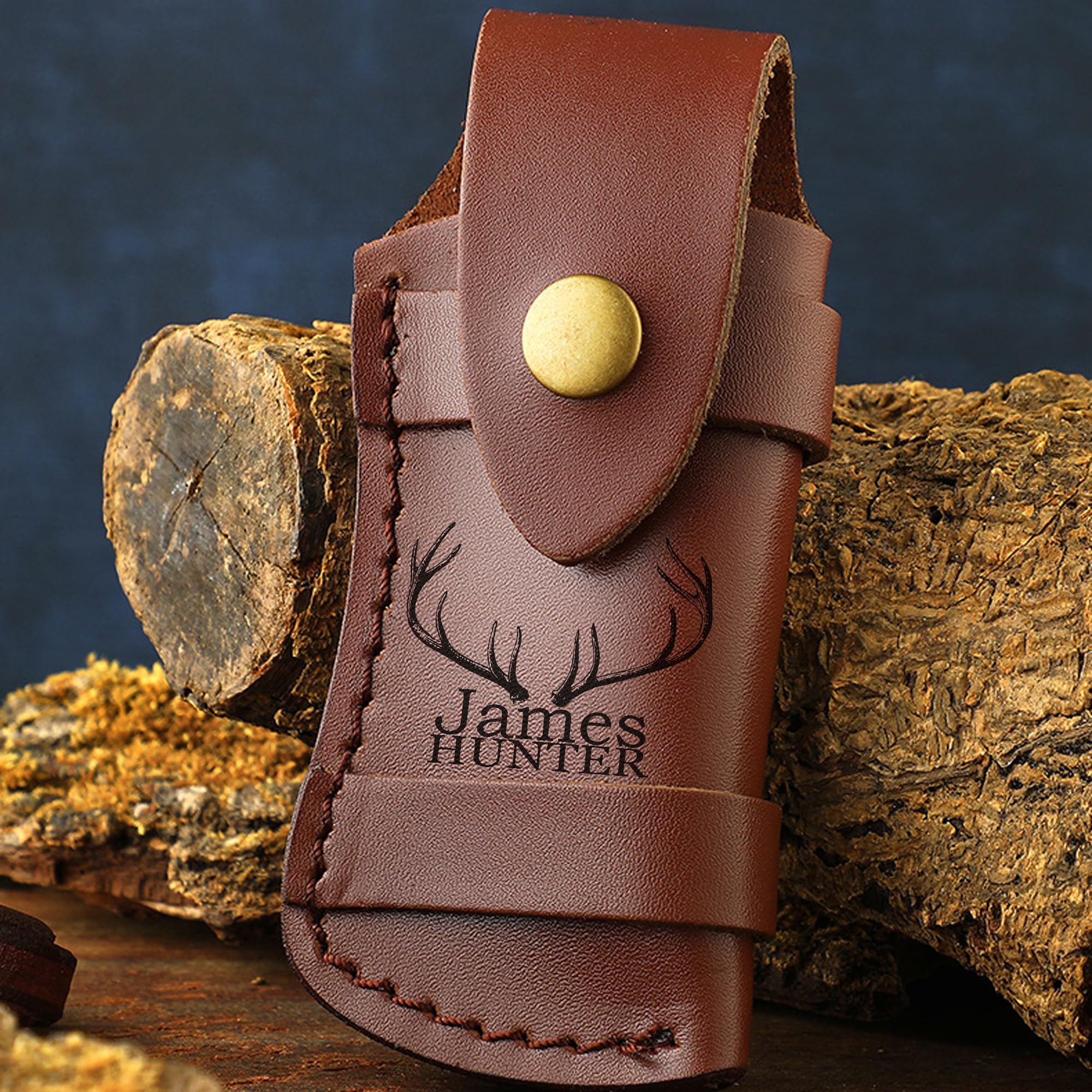 Amazon.com: Personalized Pocket Knife Sheath, Custom Folding Knife Case ...