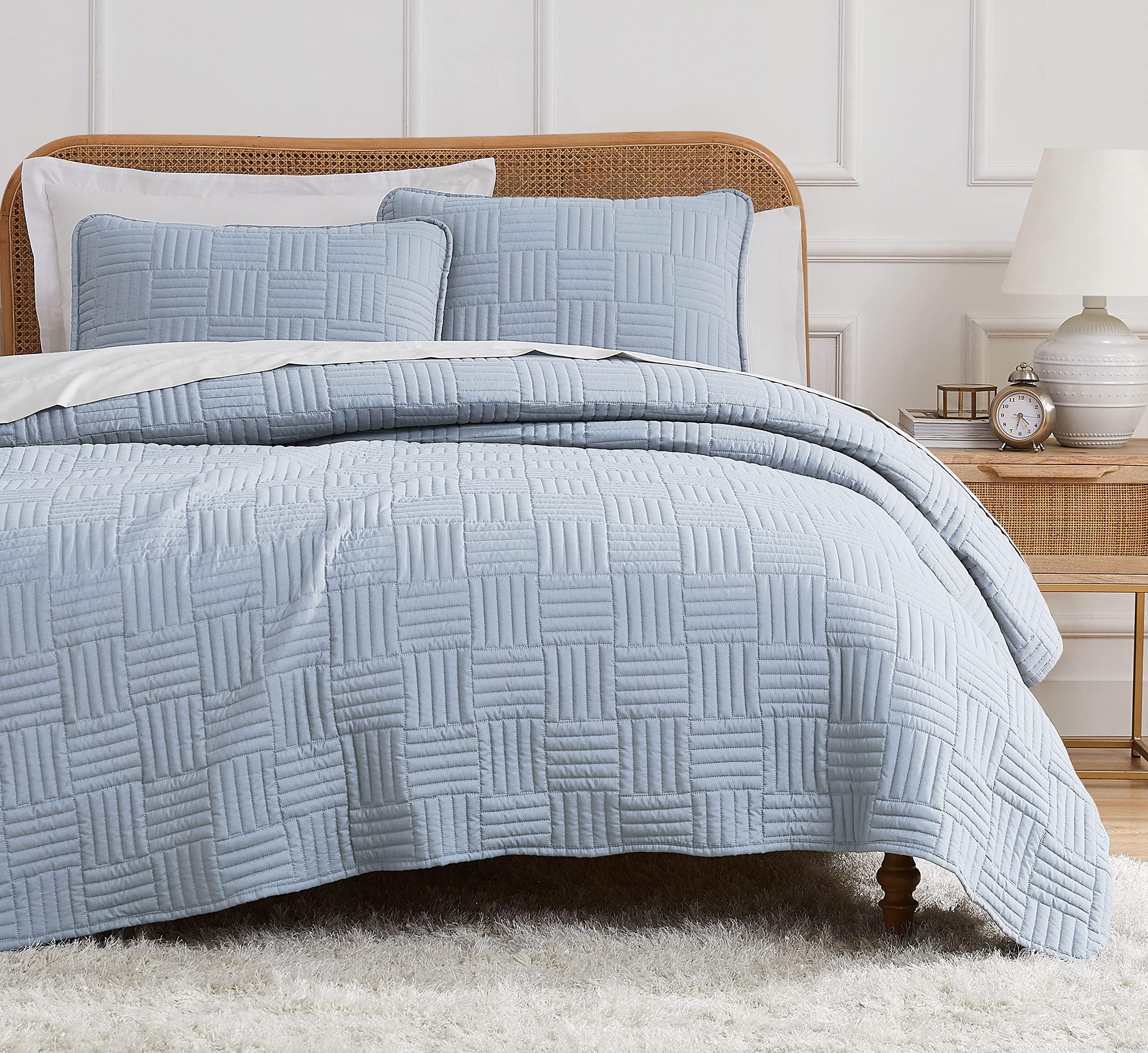 Amazon.com: Grand Linen 3-Piece Tropical Coast Seashell Beach Queen ...