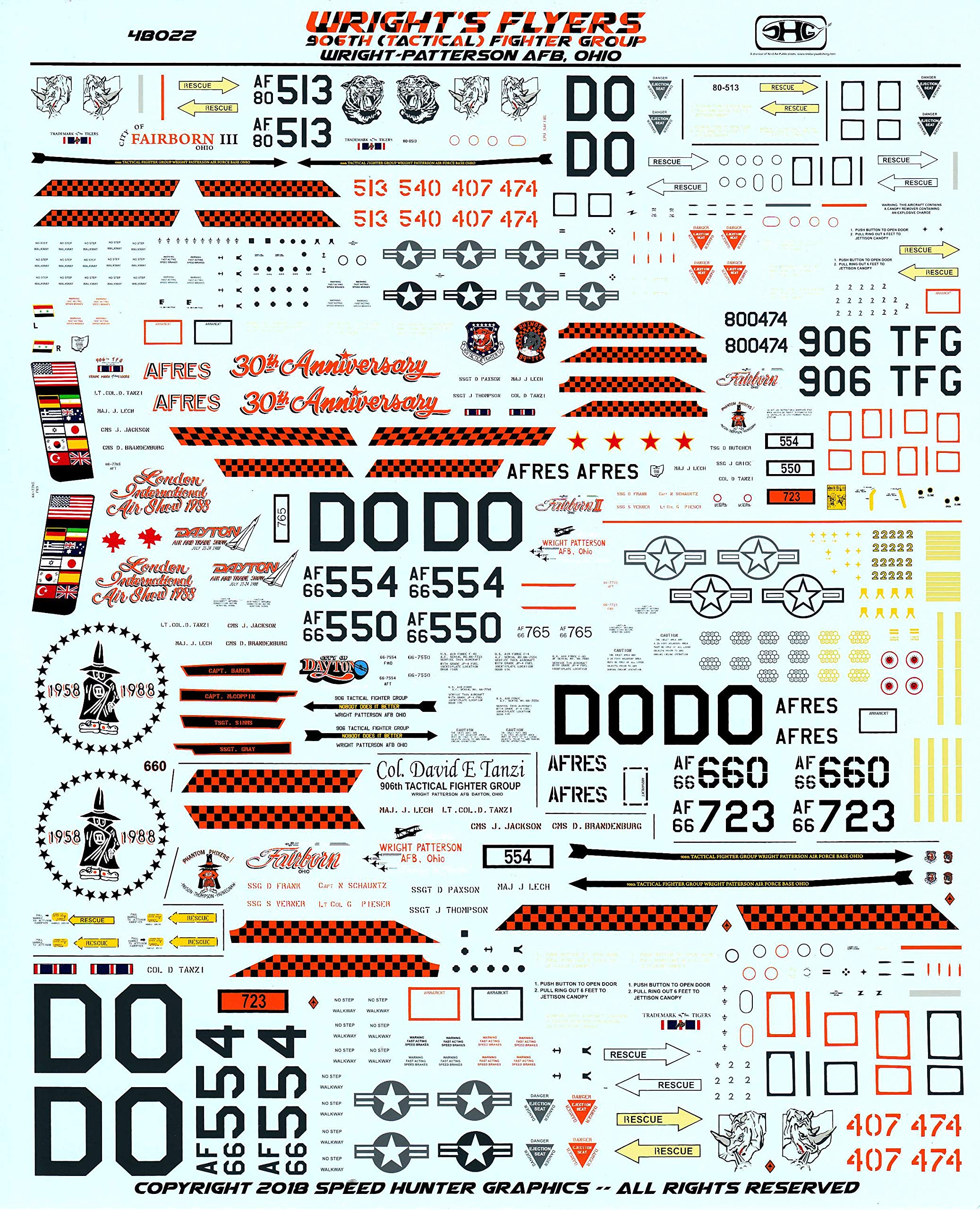 Buy Speed Hunter Graphics RAPSH48022 1:48 1:32 Wright's Flyers: 906th ...