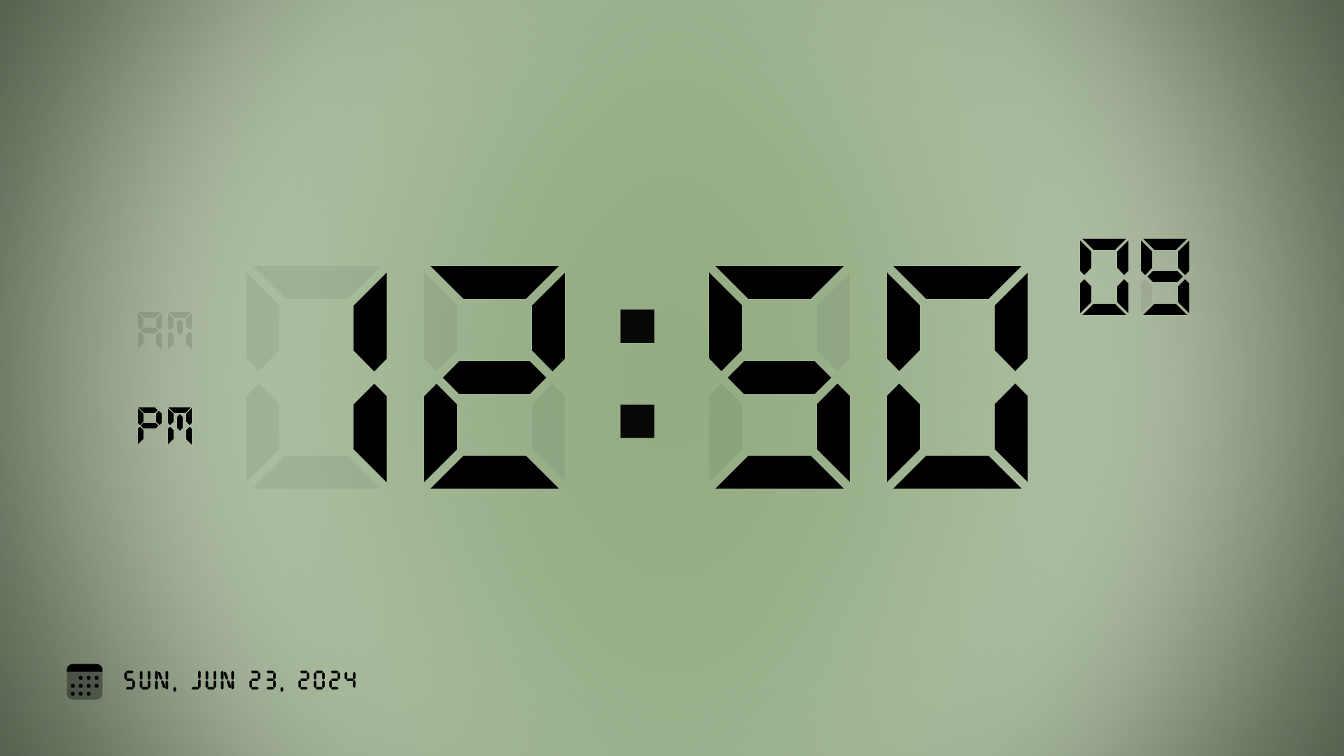 Retro Digital Clock Screensaver: Retro Classic Digital Clock & Date ...