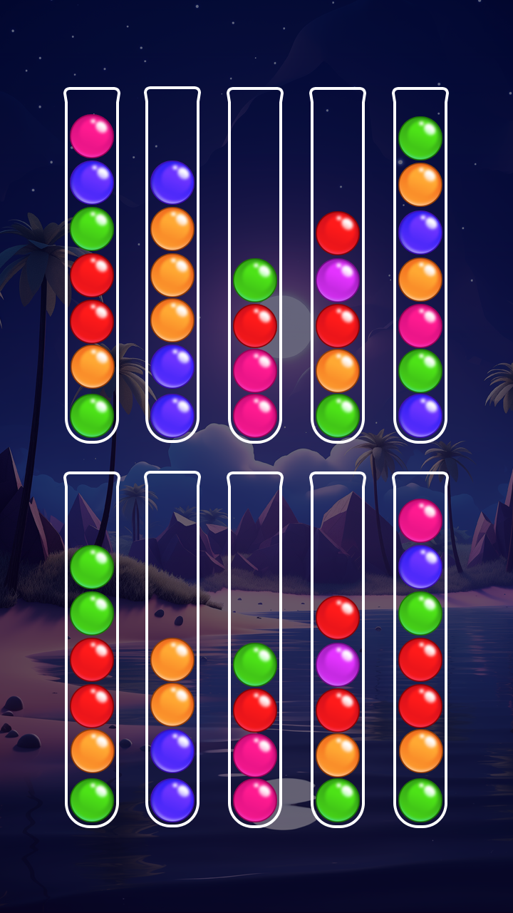 Ball Sort: Color Sorting Puzzle Games - Sort Balls Puzzle Color Sort ...