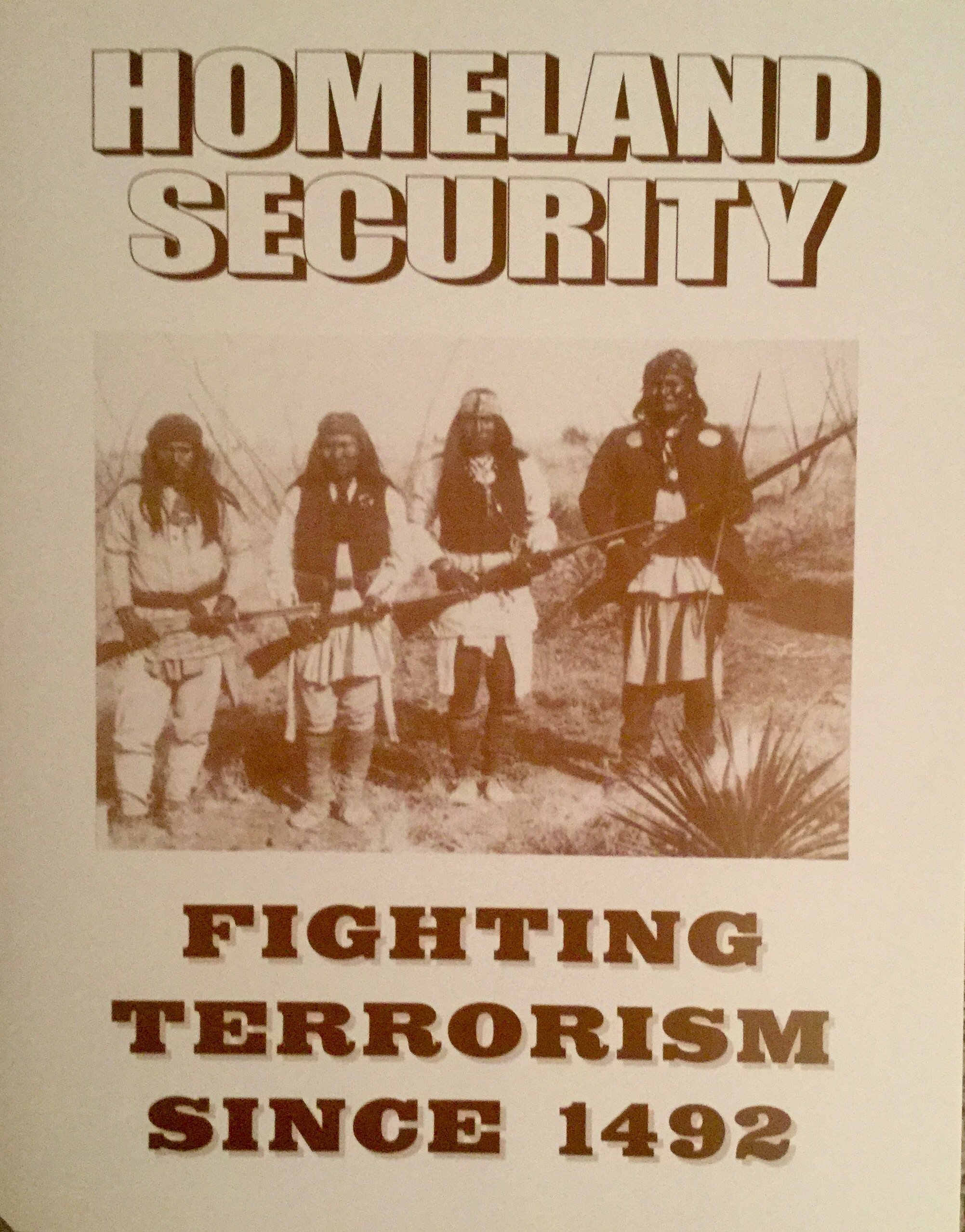 Amazon.com: Homeland Security Sepia Poster: Posters & Prints