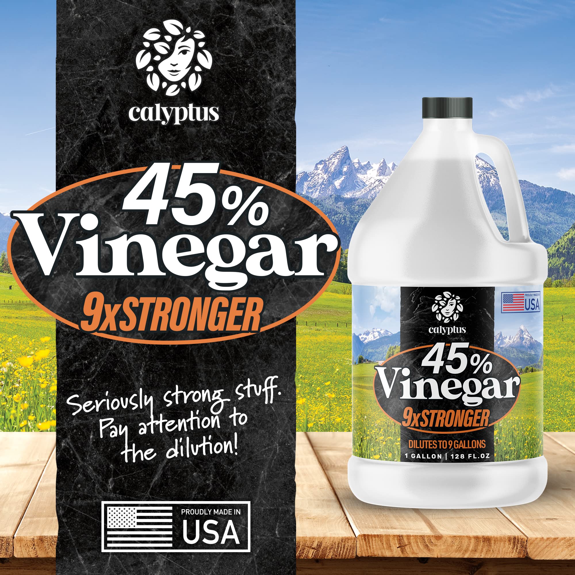 Snapklik.com : 45% Pure Super Concentrated Vinegar Dilutes To 9 Gallons ...