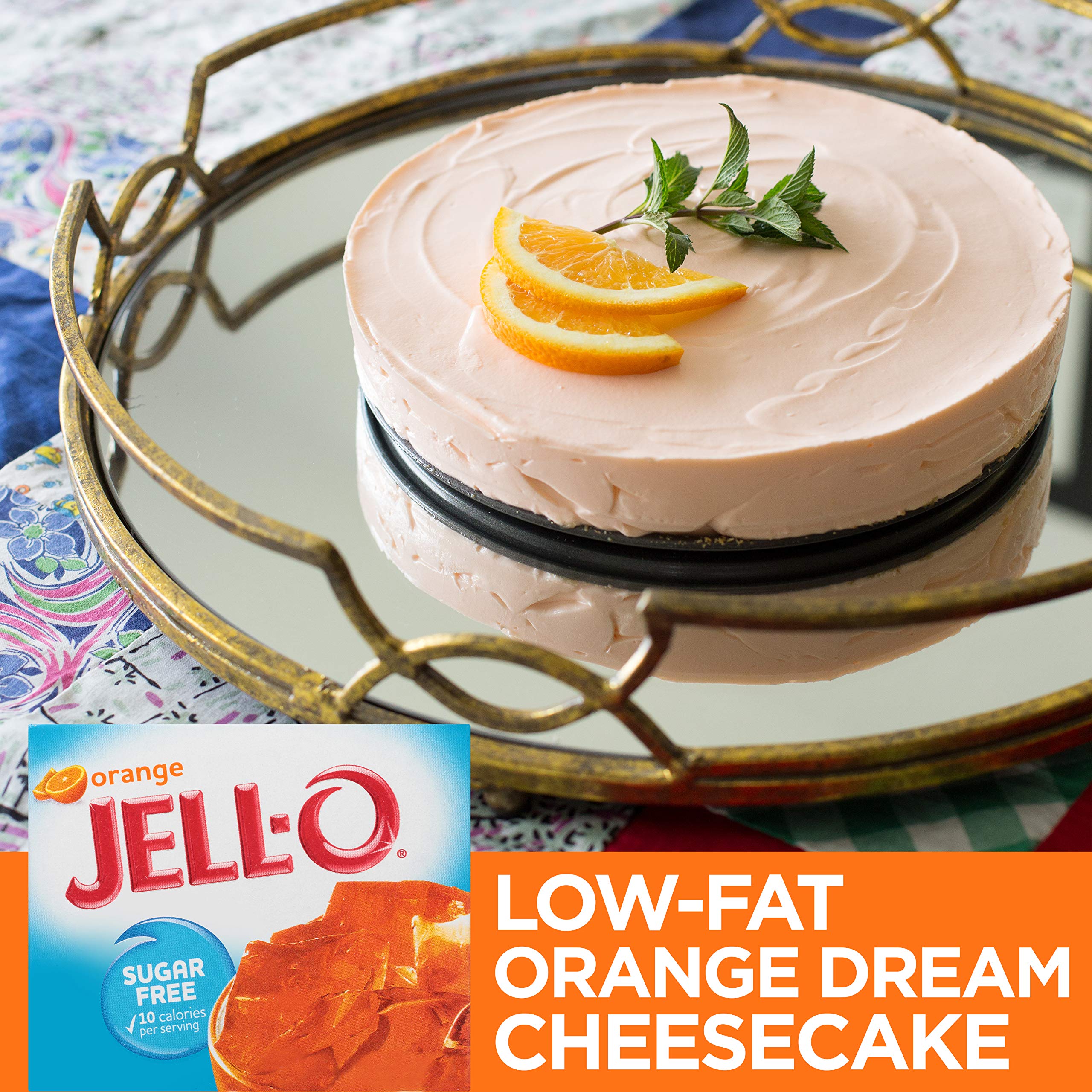 Orange Jello Box