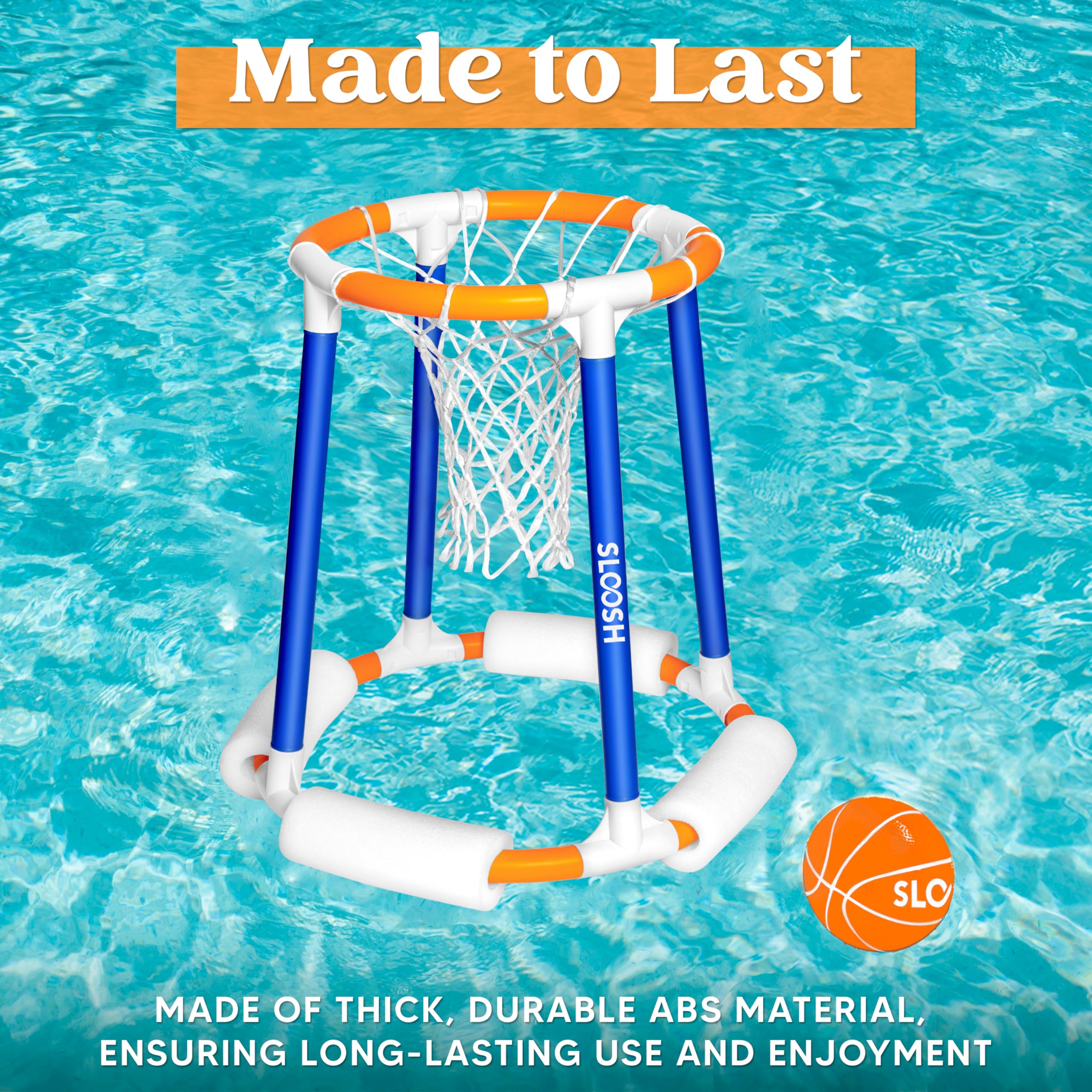Snapklik.com : Sloosh Pool Basketball Hoop Toys, Floating Basketball ...
