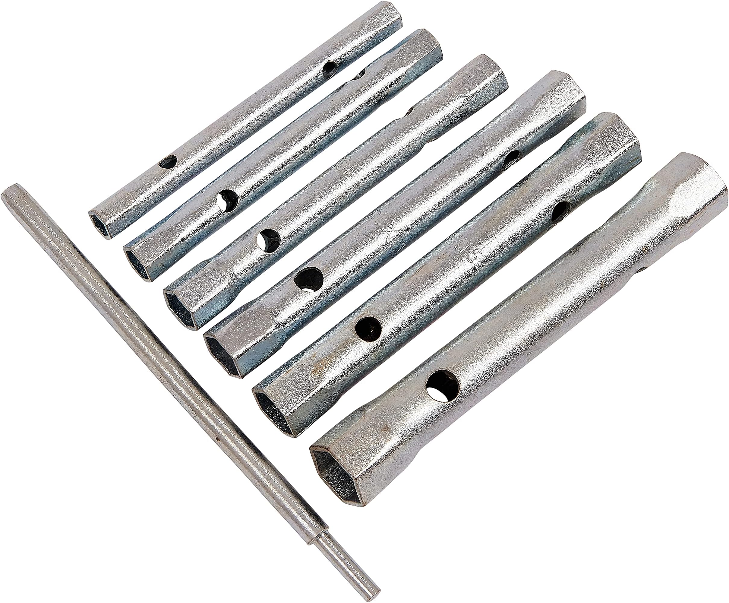 Amtech K1150 6 Piece Tubular Box Spanner Set with Tommy bar : Amazon.co ...