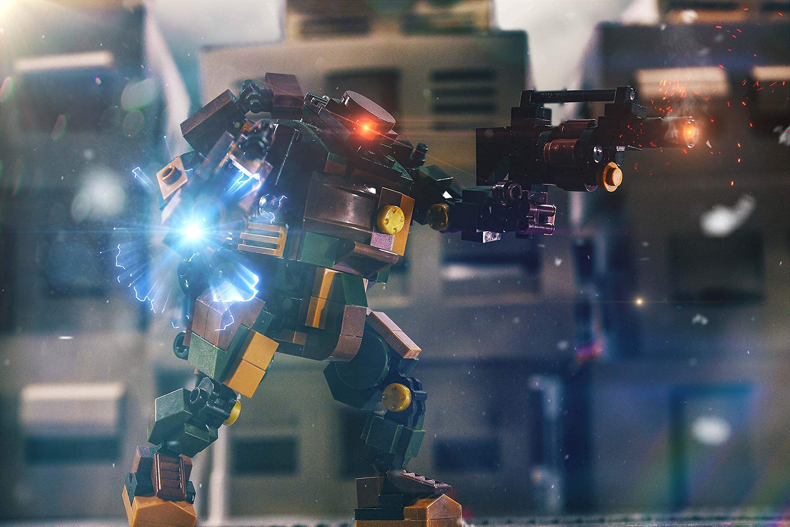 MyBuild Mecha Frame Ranger Sergeant and Titan Construction Figures ...