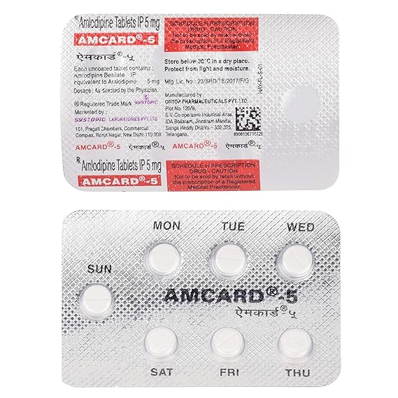 Amcard-5 - Strip of 10 Tablets : Amazon.in: Health & Personal Care