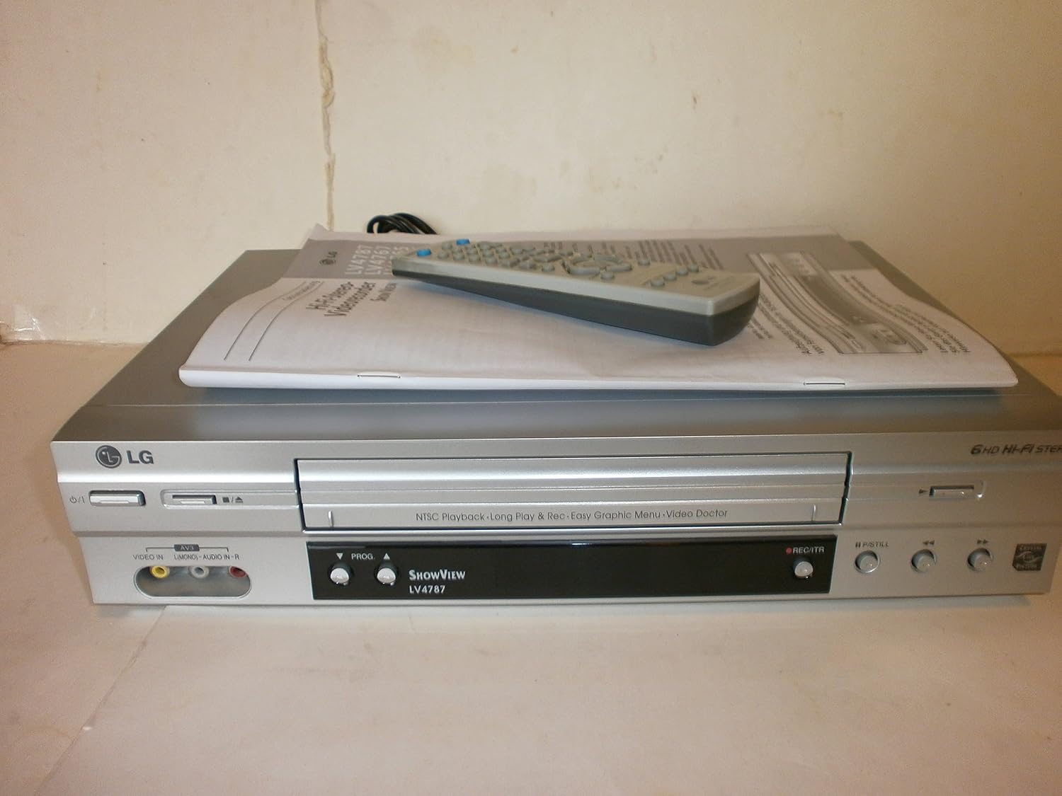 LG LV 4787 Videorecorder 6 Kopf HiFi SV : Amazon.de: Elektronik & Foto