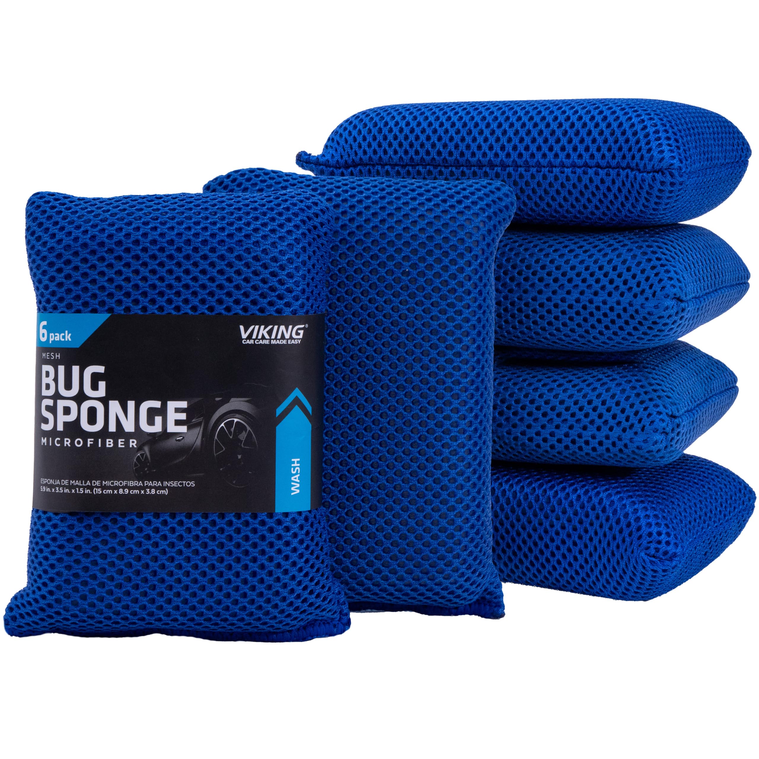 Amazon.com: VIKING Mesh Bug Sponge, Car Wash Sponge for Cleaning Bugs ...