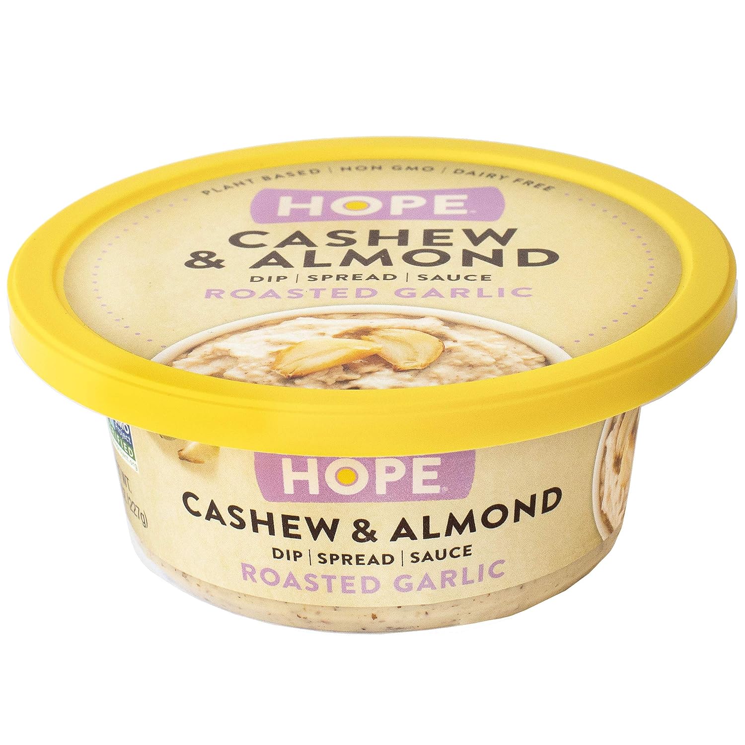 Amazon.com: Hope Foods Cashew & Almond Dip, Roasted Garlic, 8 Oz ...