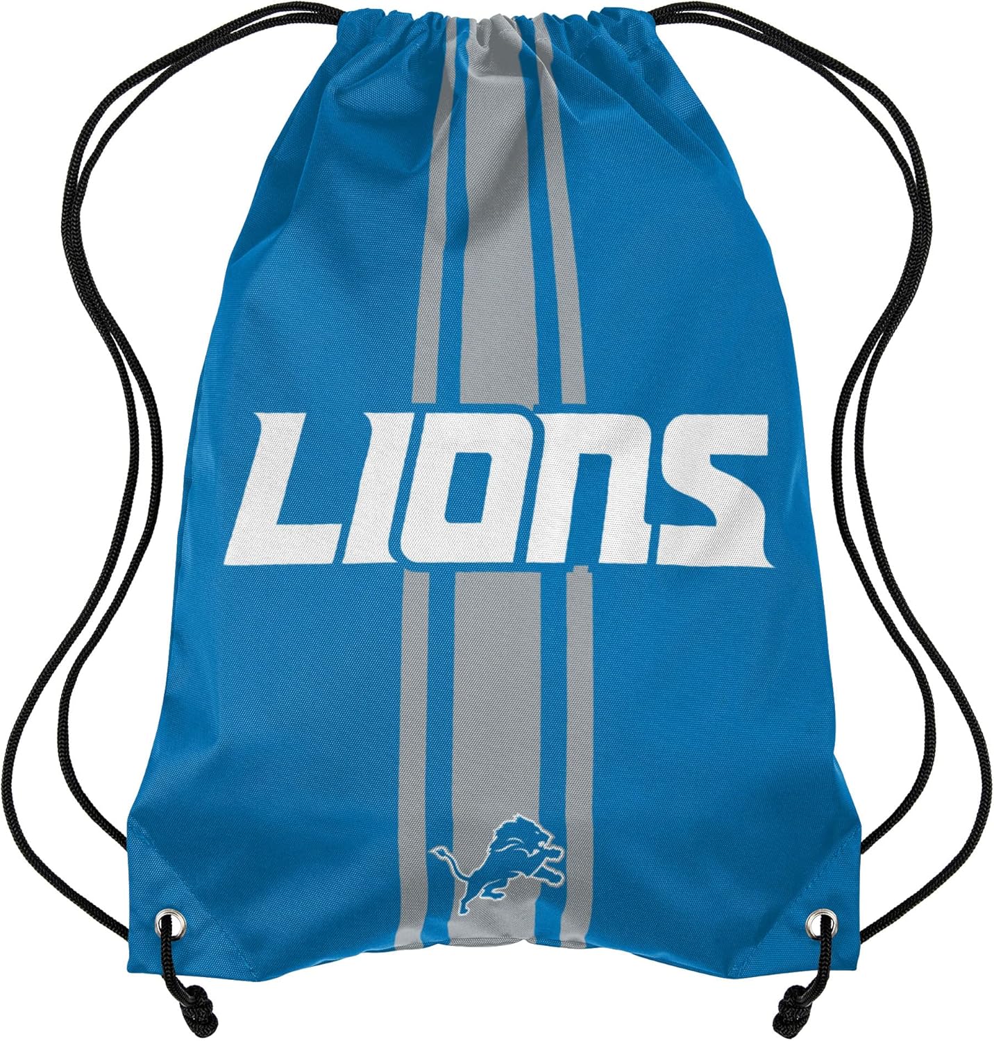 Amazon.com : FOCO Detroit Lions NFL Team Stripe Wordmark Drawstring ...