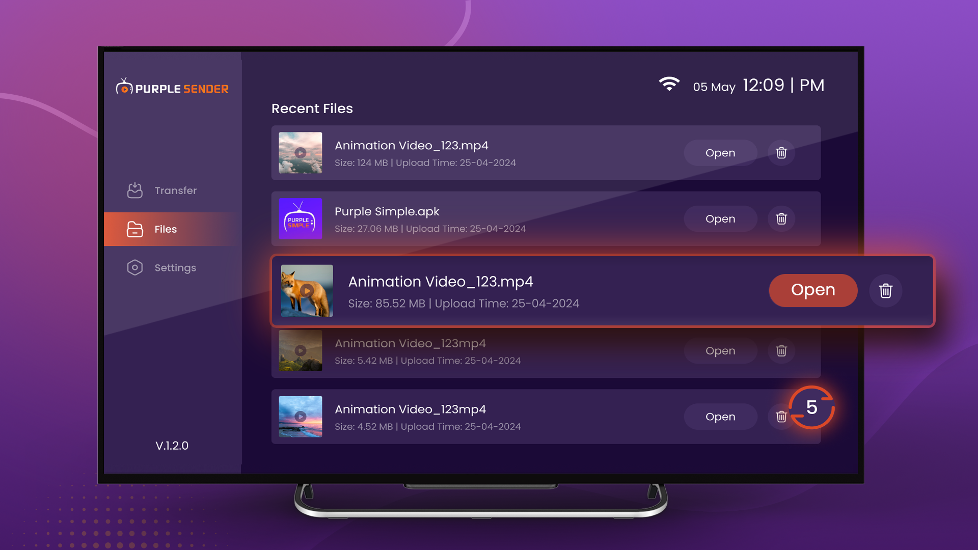 Purple Sender - File Transfer - App on Amazon Appstore