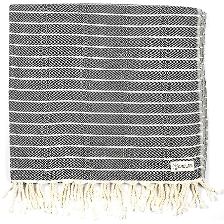 Amazon.com: Sand Cloud Large Turkish Beach Towel - Sand Free - Fast ...