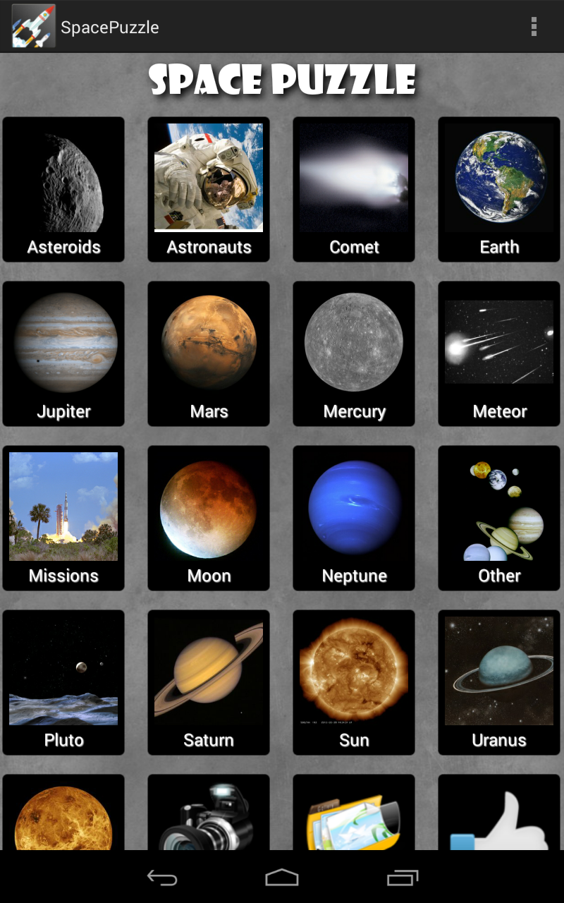 Universe puzzle - App on Amazon Appstore