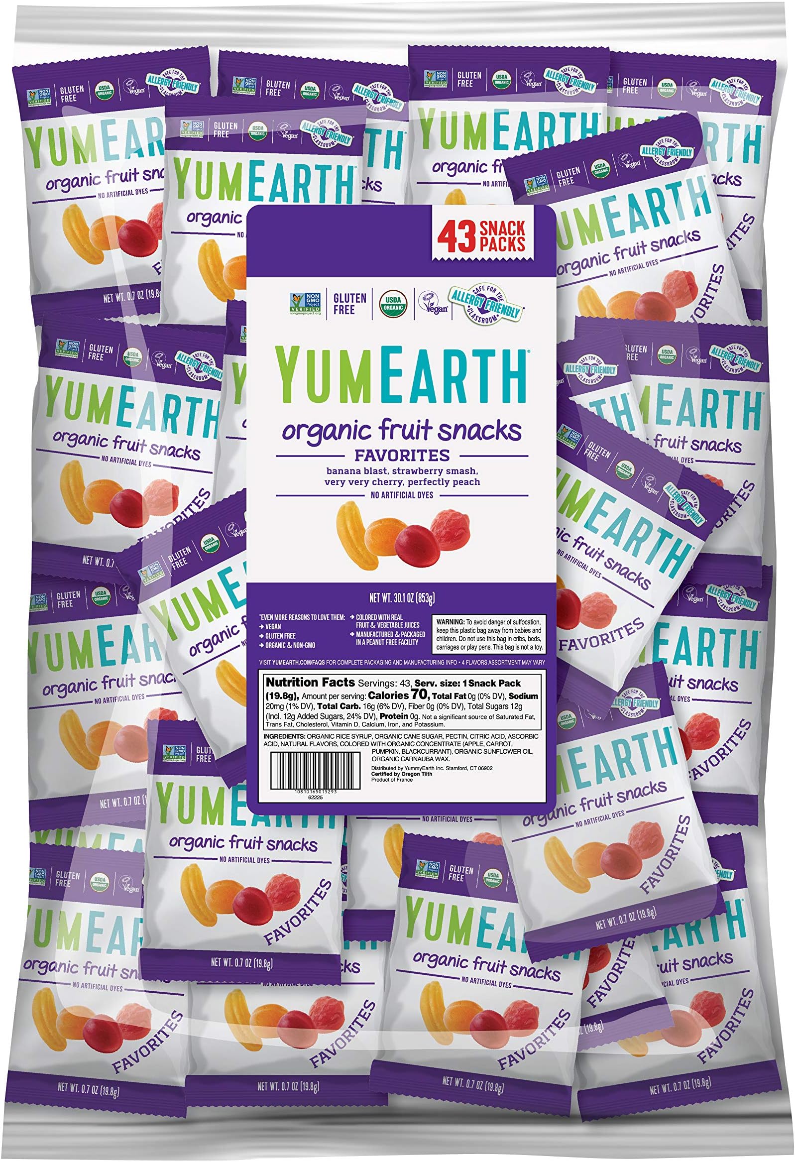 Amazon.com: YumEarth Organic Fruit Snacks, Assorted, 5 Oz : Everything Else