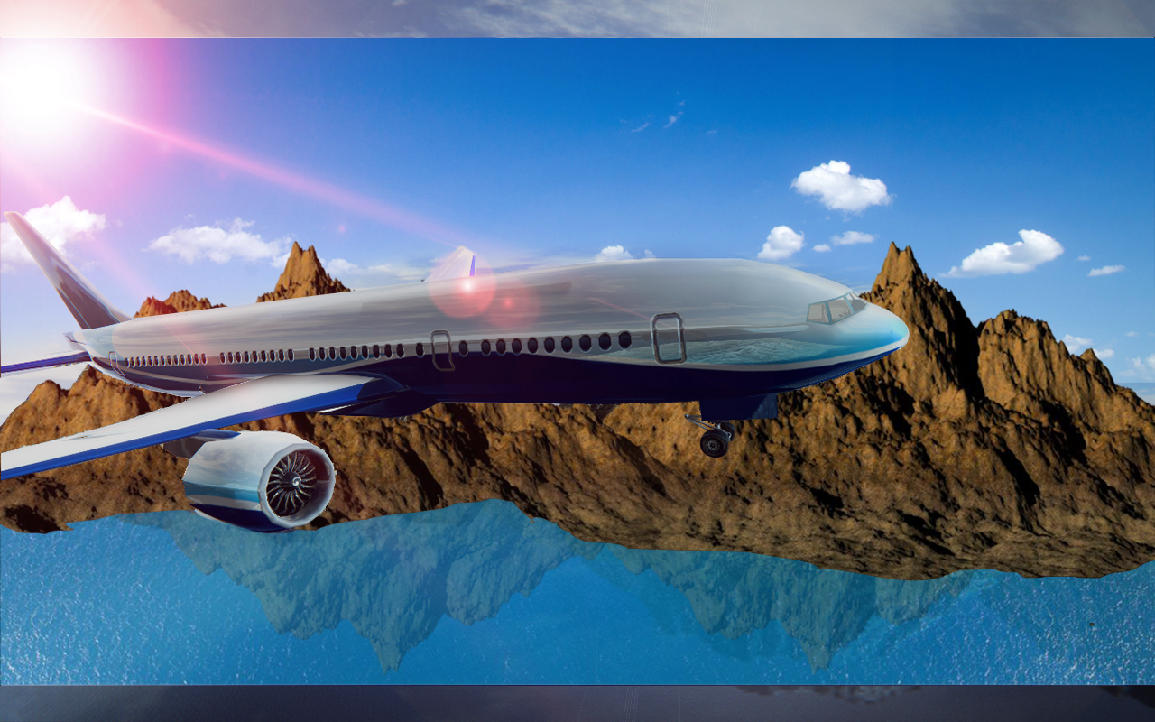 Real City Airplane Flying Pilot 3D Flight Simulator 2018 Free:Amazon.de ...