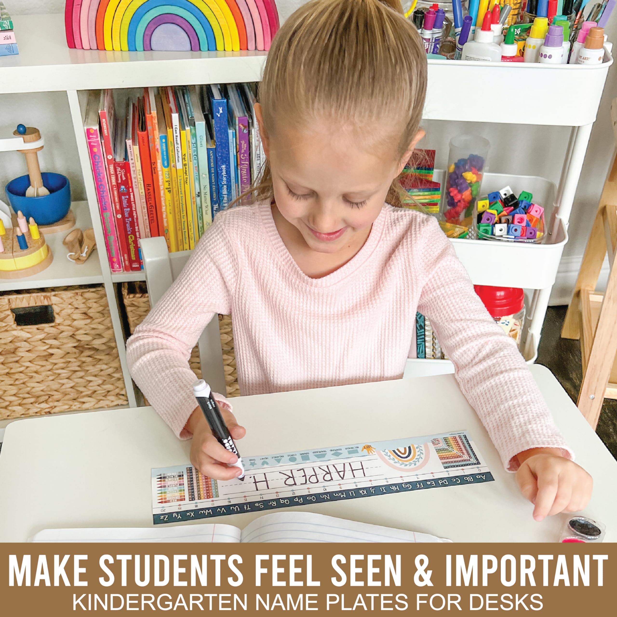 Snapklik.com : Hadley Designs 25 Boho Teacher Name Plate For Desk ...