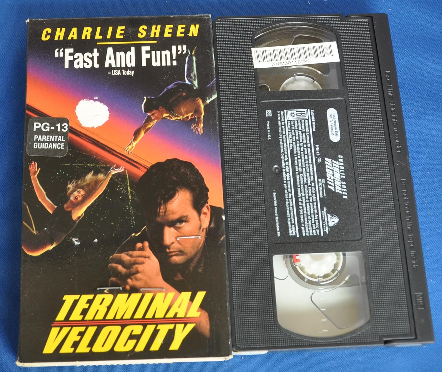 Amazon.co.jp: Terminal Velocity [VHS] : Sheen, Kinski, Gandolfini: DVD