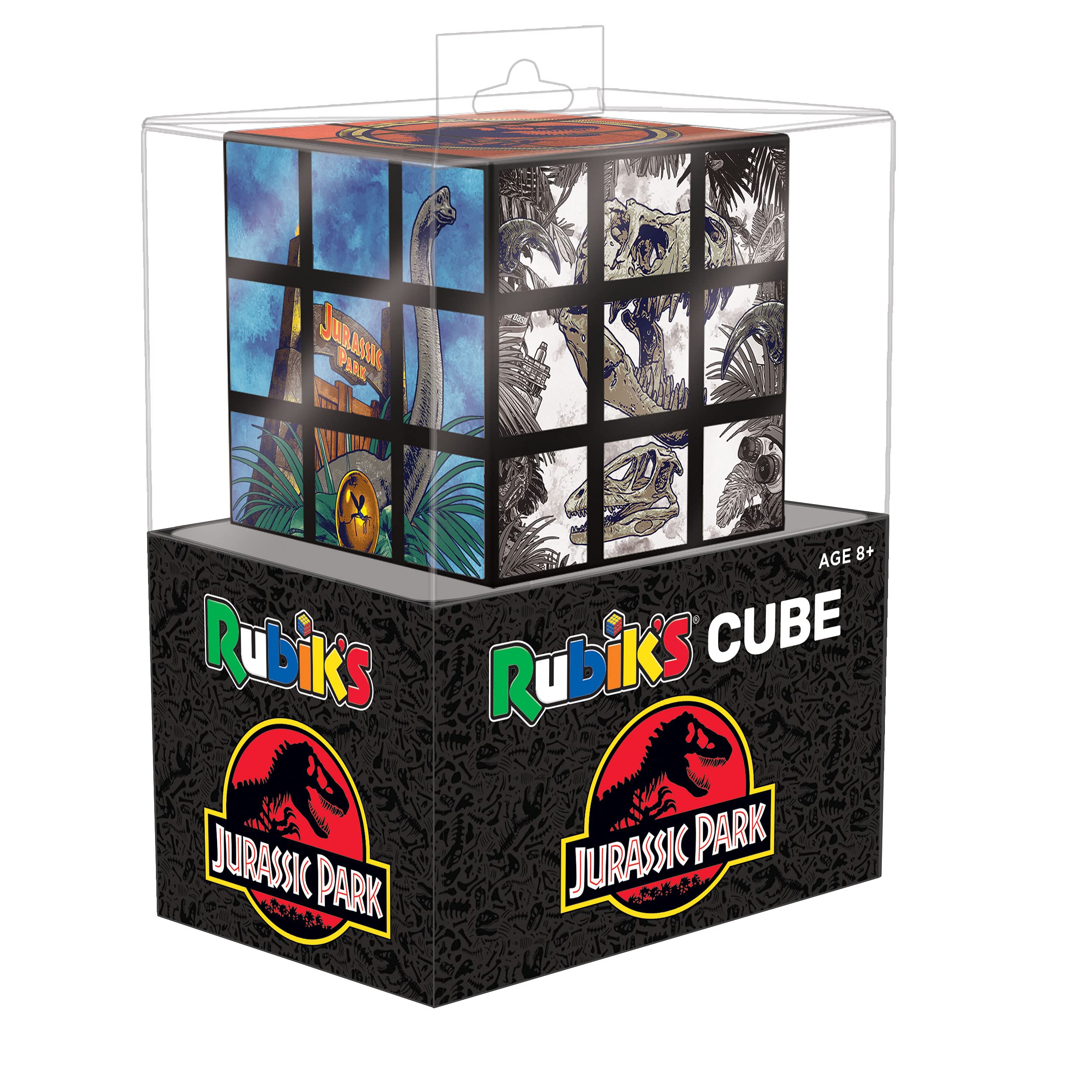 Buy Jurassic Park Rubik's Cube | Collectible Puzzle Cube Featuring ...