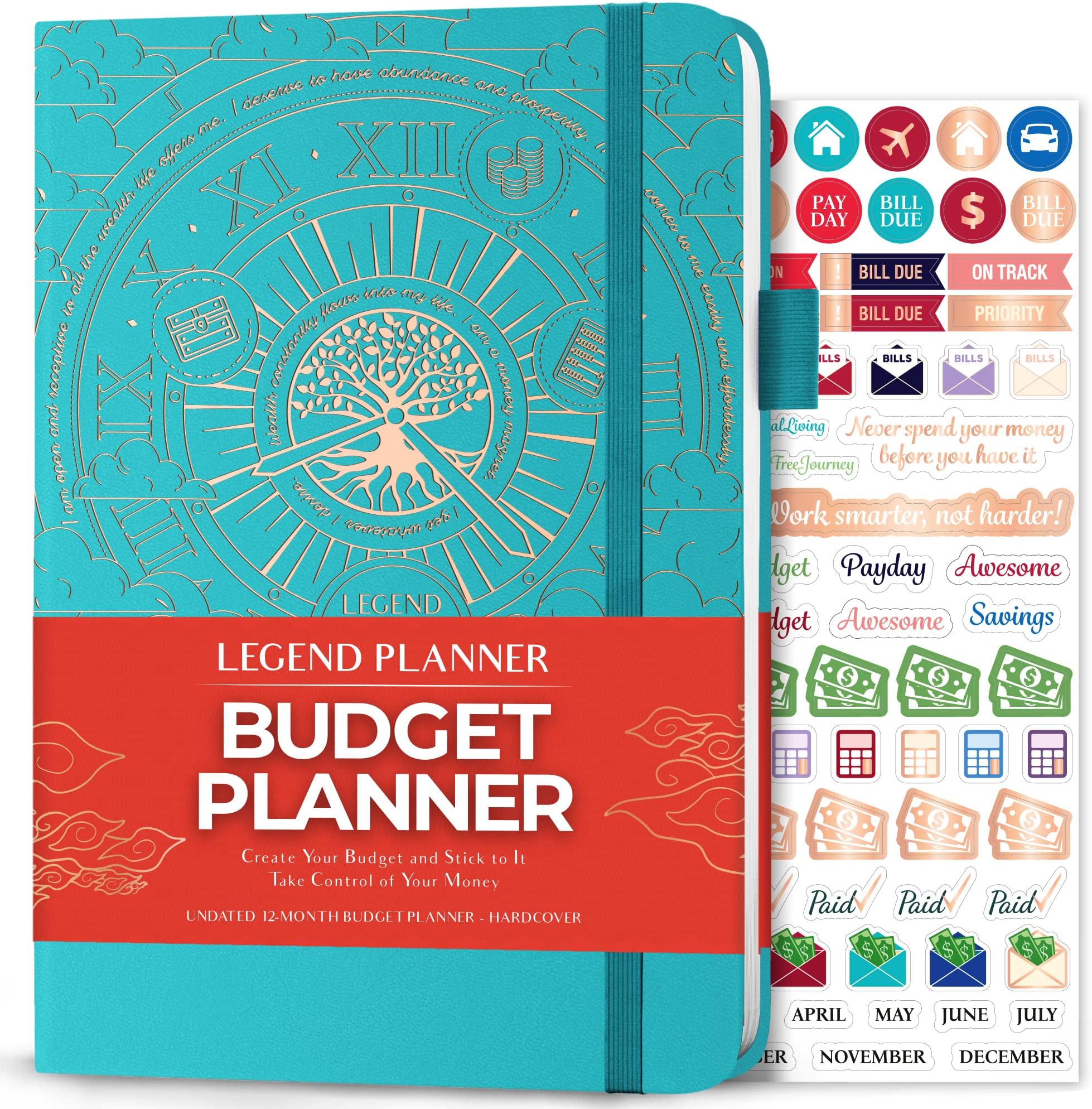 Legend Budget Planner – Financial Organizer Book. Money Account ...