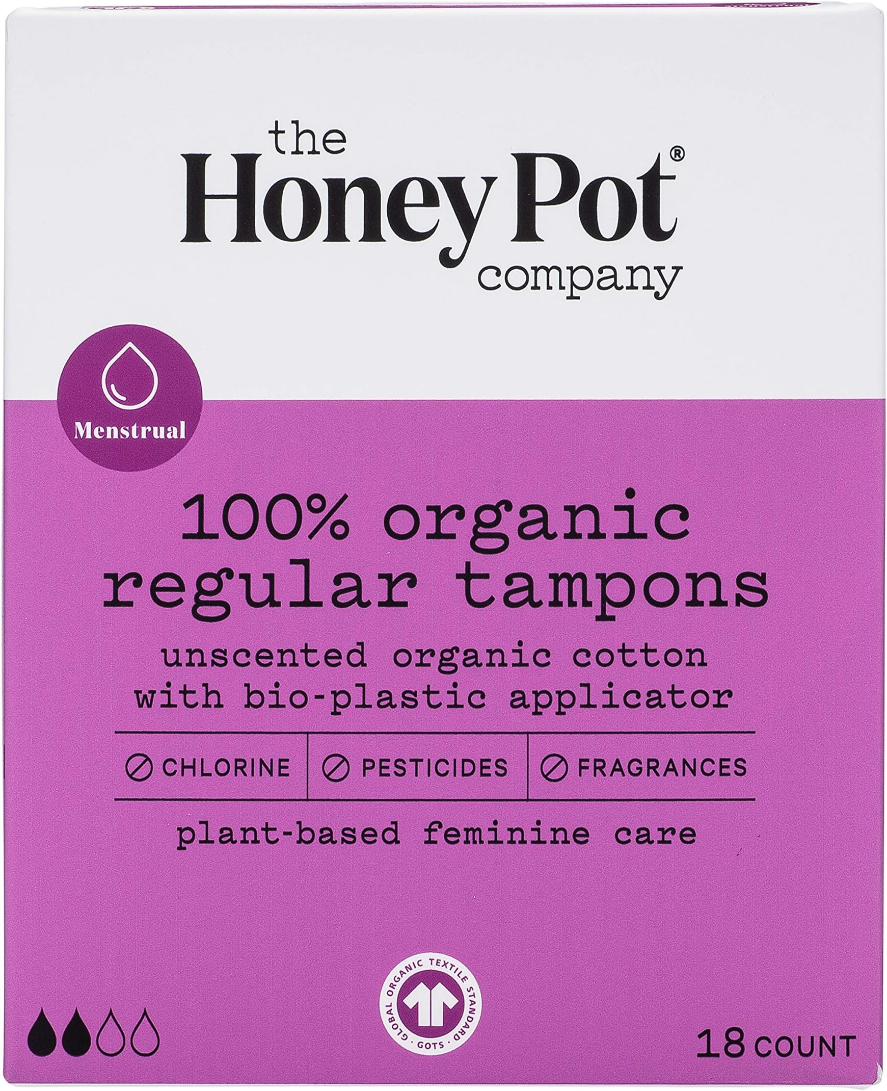 Amazon.com: The Honey Pot Company - Organic Tampons w/Bio Plastic ...