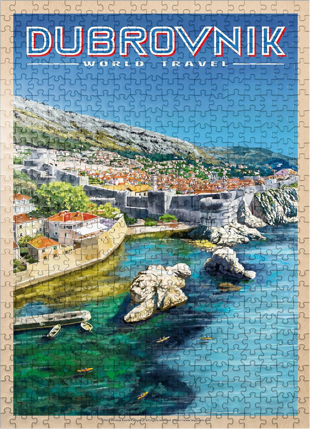 Amazon.com: MyPuzzle Dubrovnik, Croatia - A Jewel of The Dalmatian ...