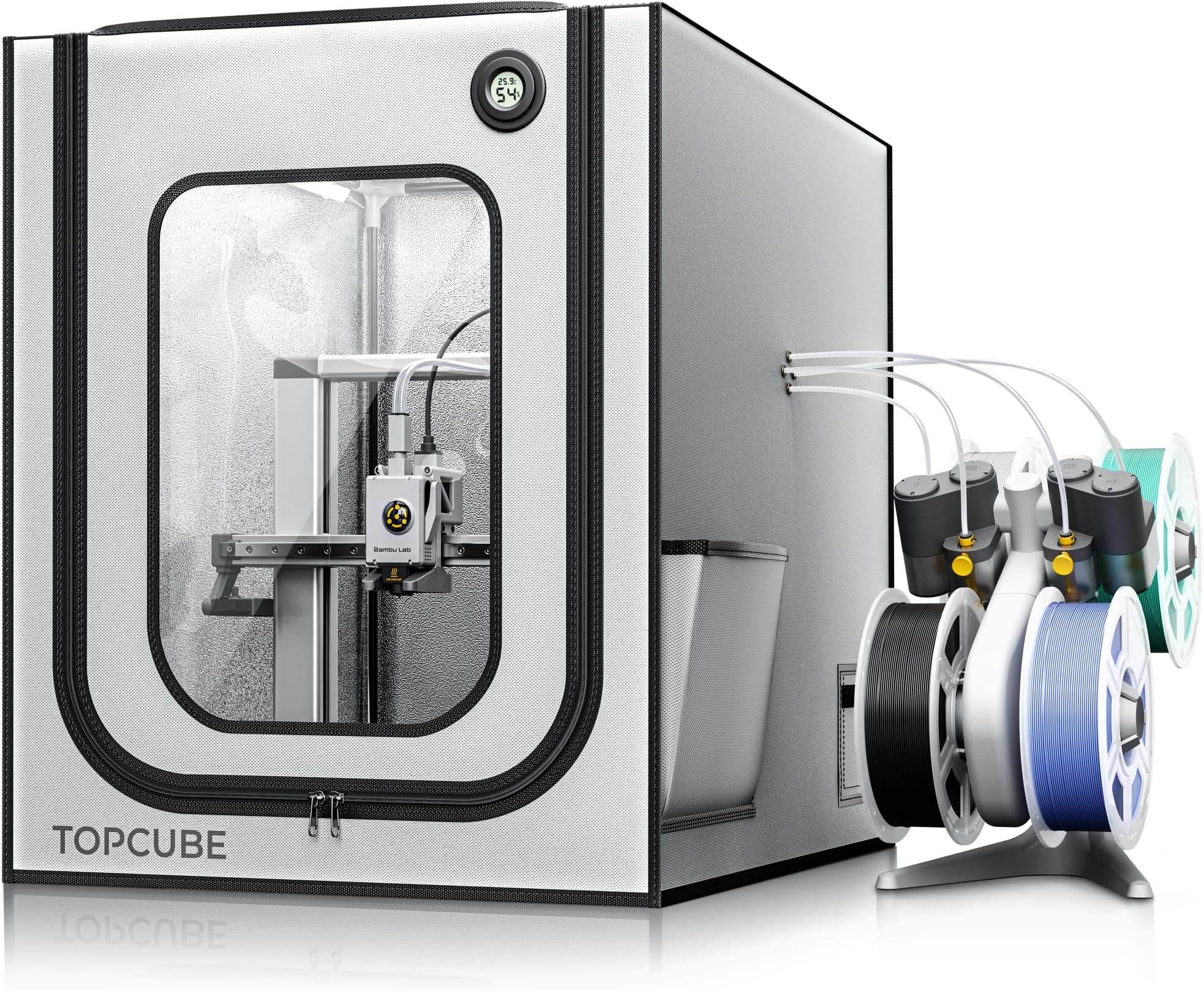 3D Printer Enclosure for Bambu Lab A1, Large Size Enclosure with LED ...