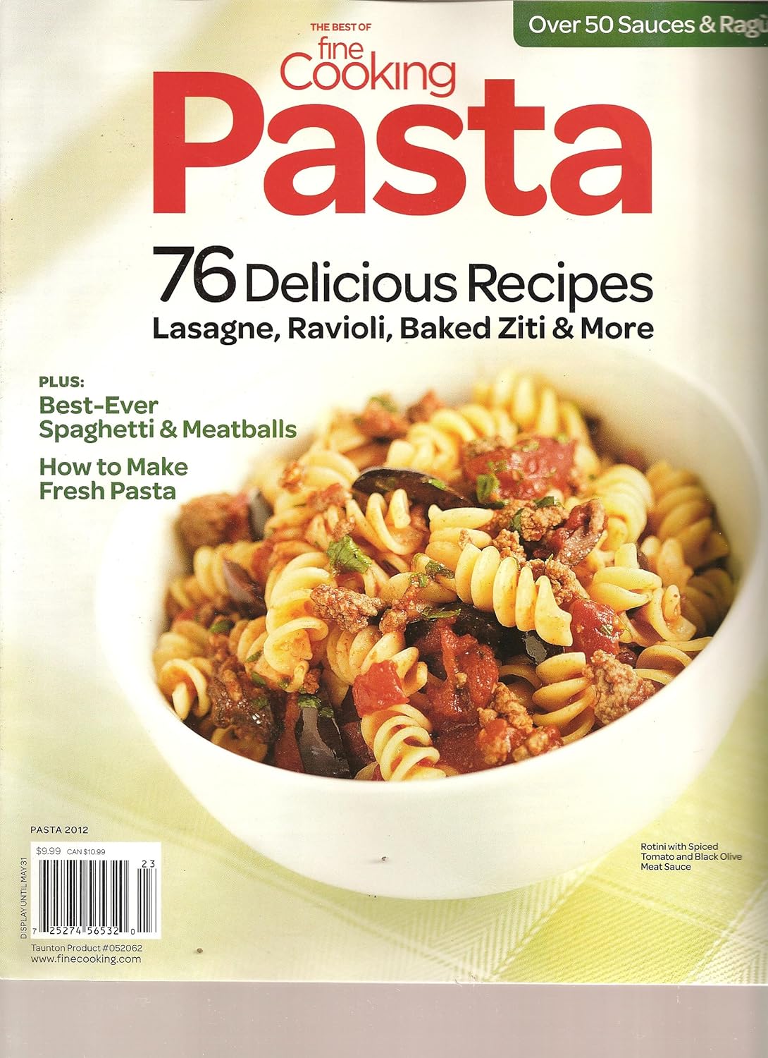 Best of Fine Cooking Pasta Magazine (2012): Amazon.com: Books
