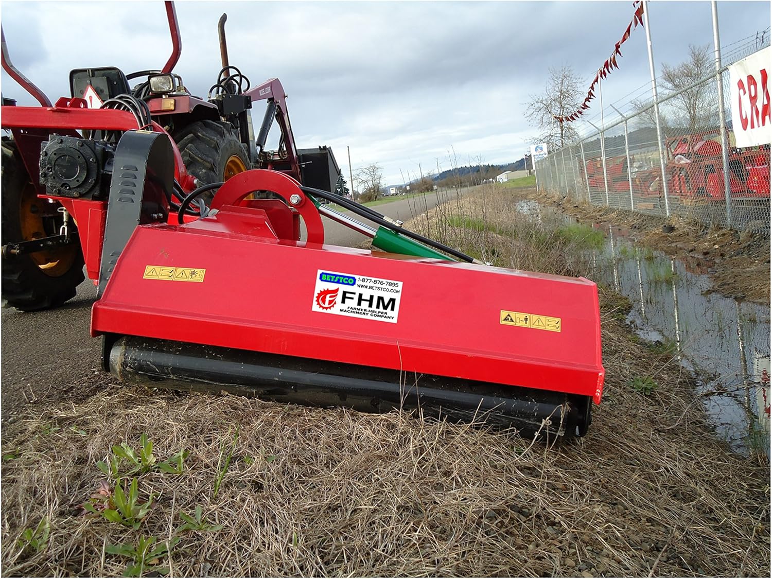 Amazon.com : Farmer Helper 63" Ditch Bank Flail Mower Cat.II 3pt 40hp ...