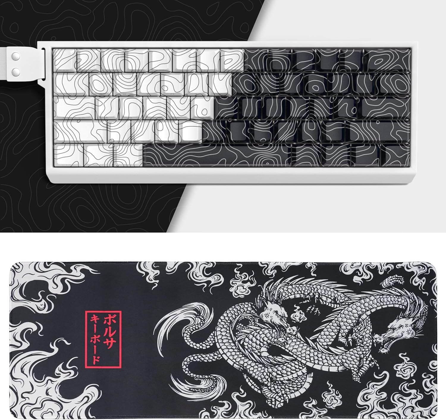 Amazon.com: dagaladoo Topographic PBT keycaps|,Shine Through/Double ...