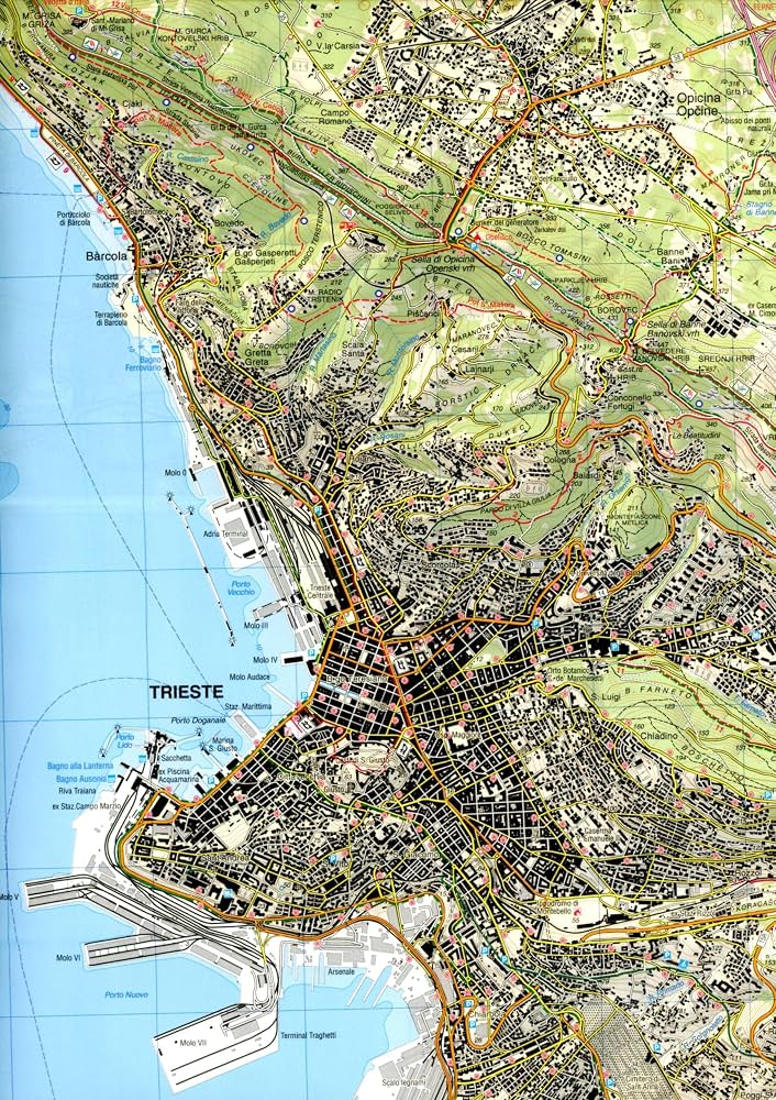 Il Carso Trieste Map