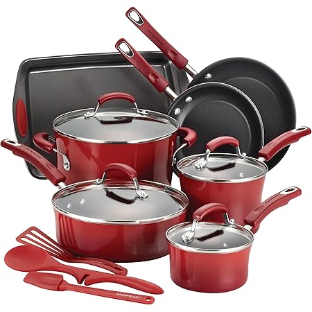 Amazon.com: Rachael Ray Create Delicious Nonstick Cookware Pots and ...