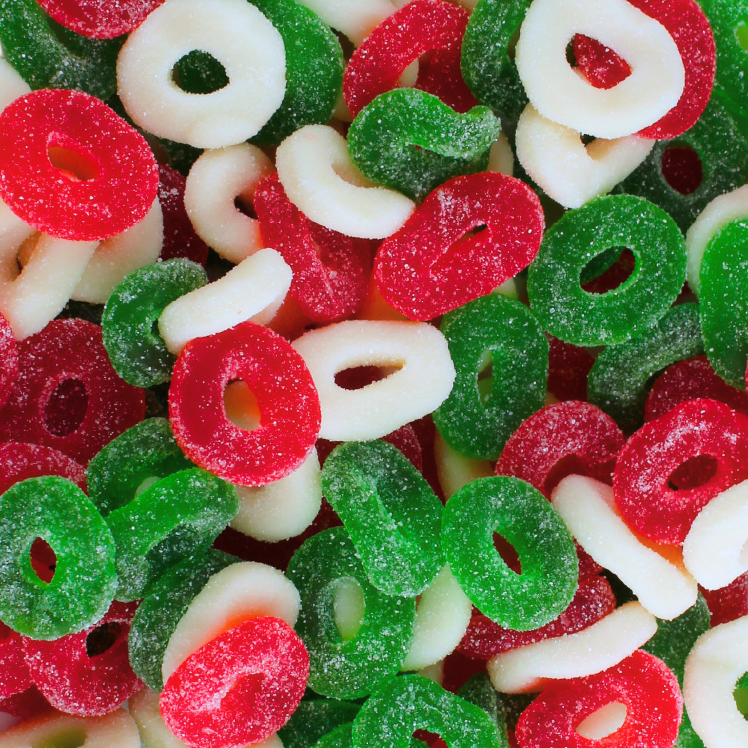Amazon.com : Christmas Gummy Candy Wreaths-Christmas Gummies Candy ...