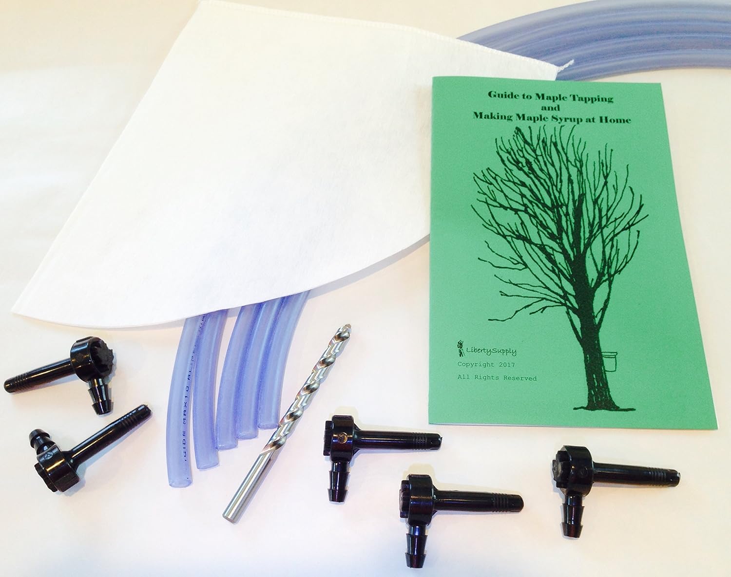 Amazon.com: 5 Tree Maple Tapping Starter Kit. Complete w/Taps, Tubing ...