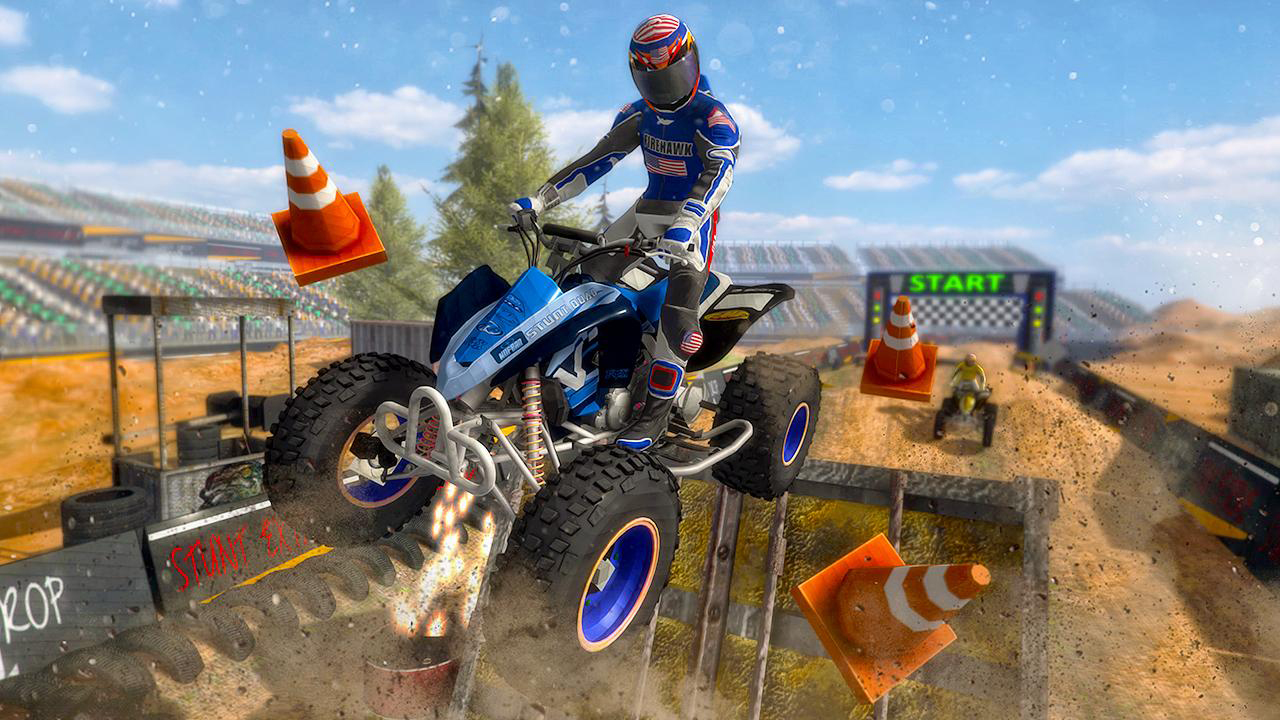 ATV Extreme Racing Stunts Man Off Road 3D Simulator Games 2023 : Hill ...