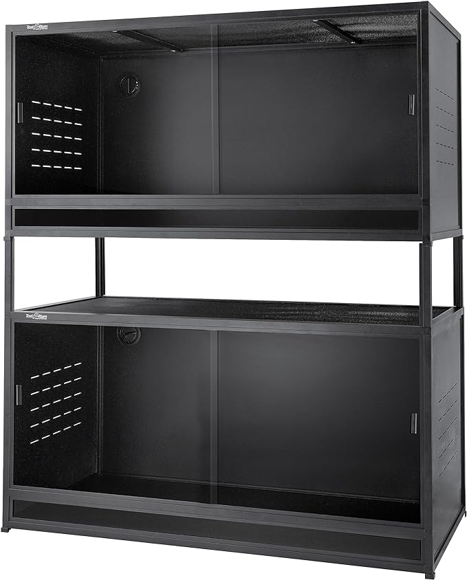 PVC Reptile Enclosure 44''x20''x20'' Stackable ToxiRium Large Reptile ...